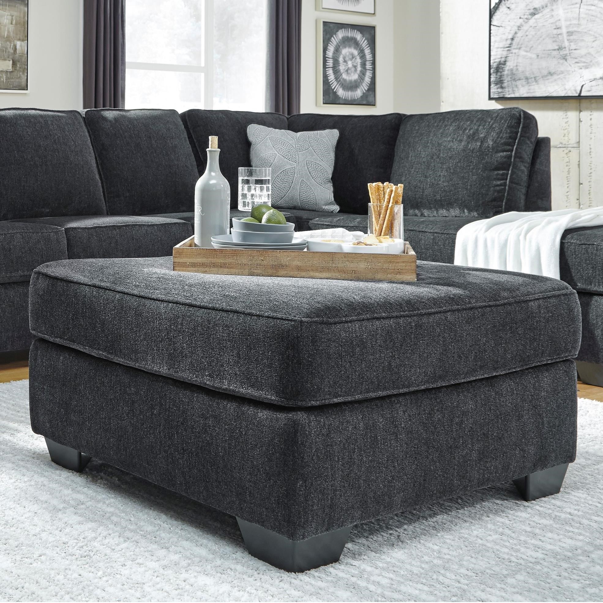 Signature Design by Ashley Altari Oversized Accent Ottoman | Royal ...