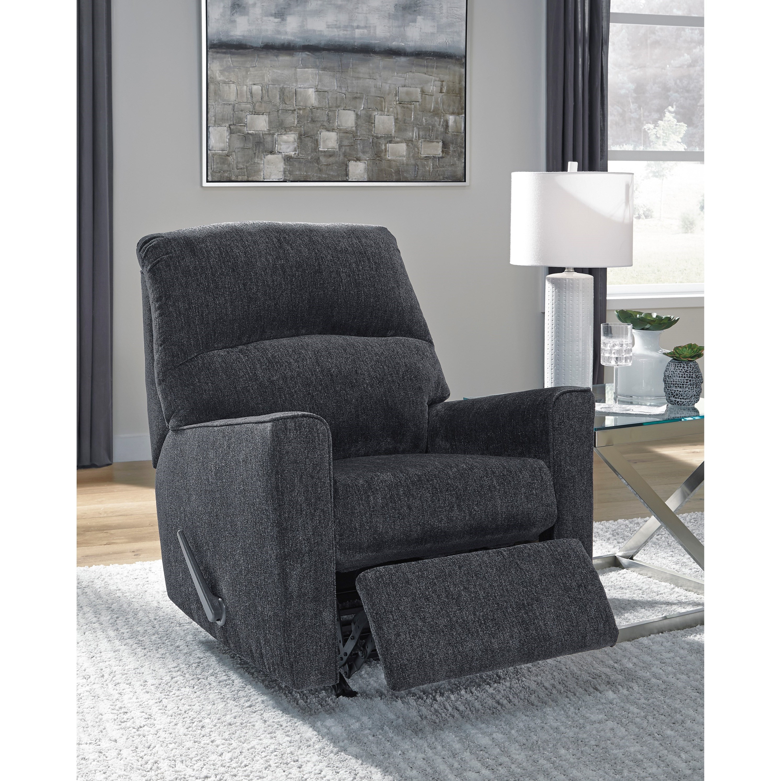 Signature Design by Ashley Altari Contemporary Rocker Recliner | Royal ...