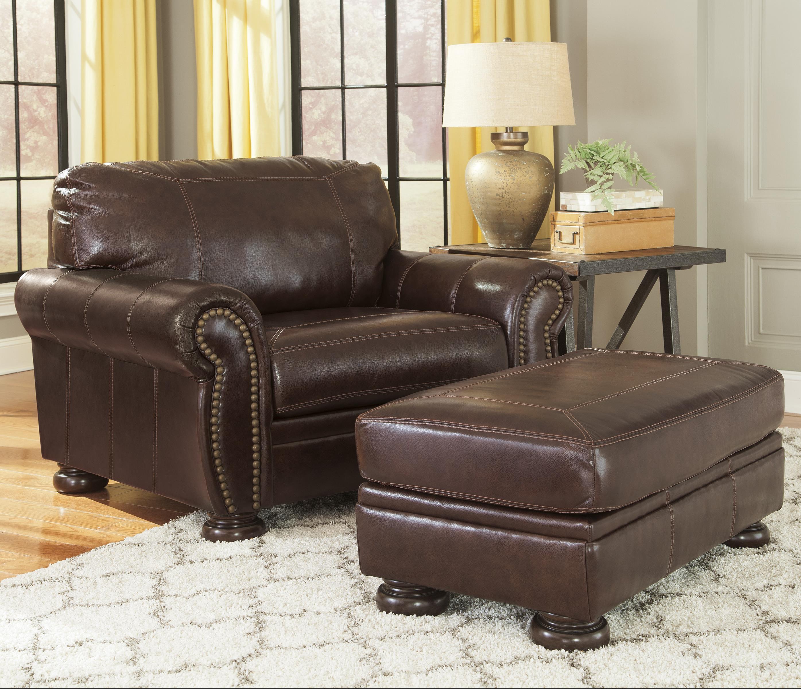 Ashley Oversized Chair And Ottoman