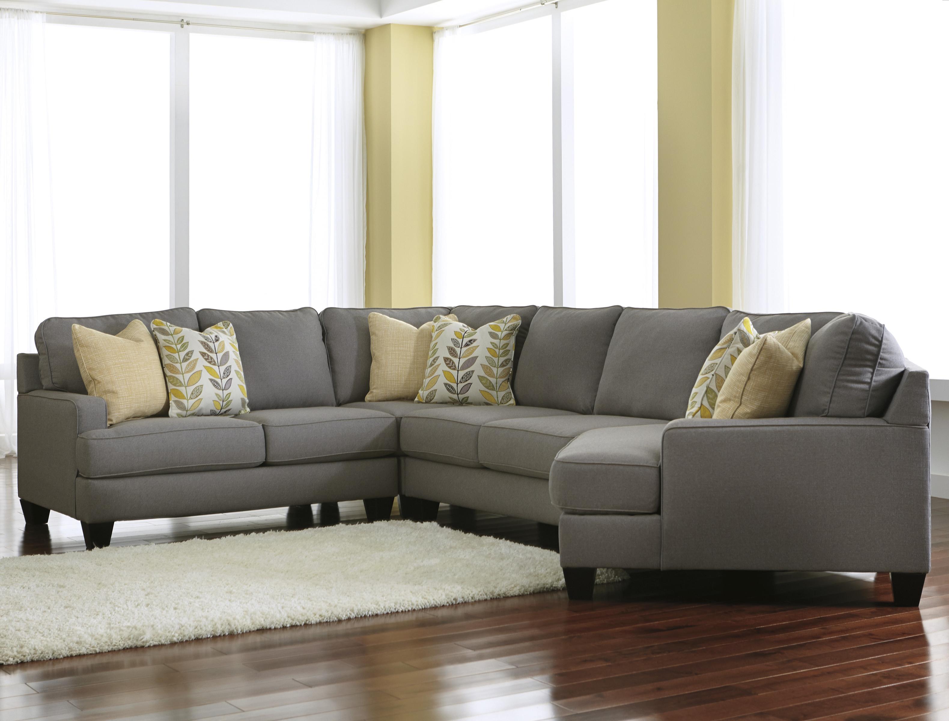 Signature Design by Ashley Chamberly - Alloy Modern 4-Piece Sectional ...