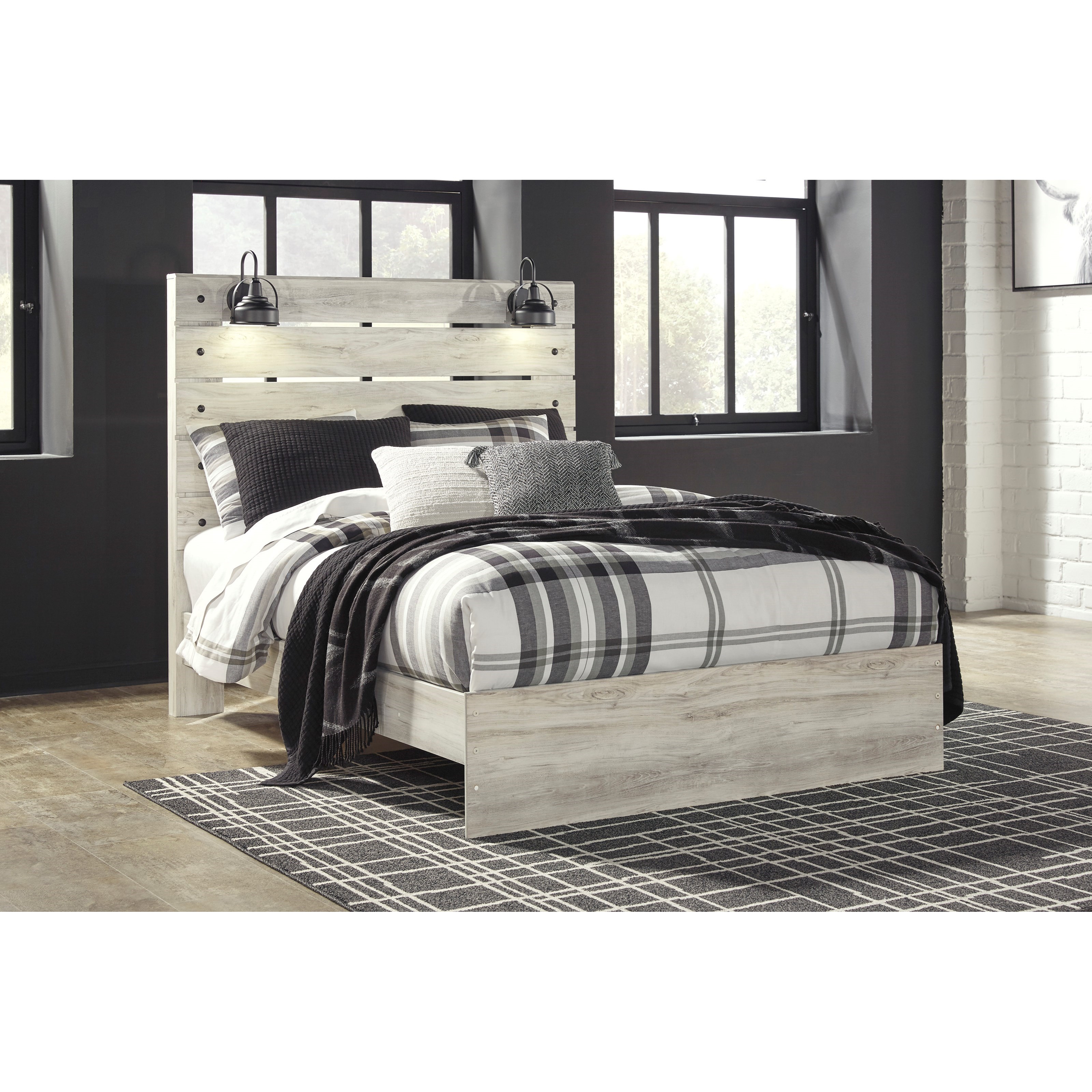 Signature Design by Ashley Cambeck Rustic Queen Panel Bed with ...