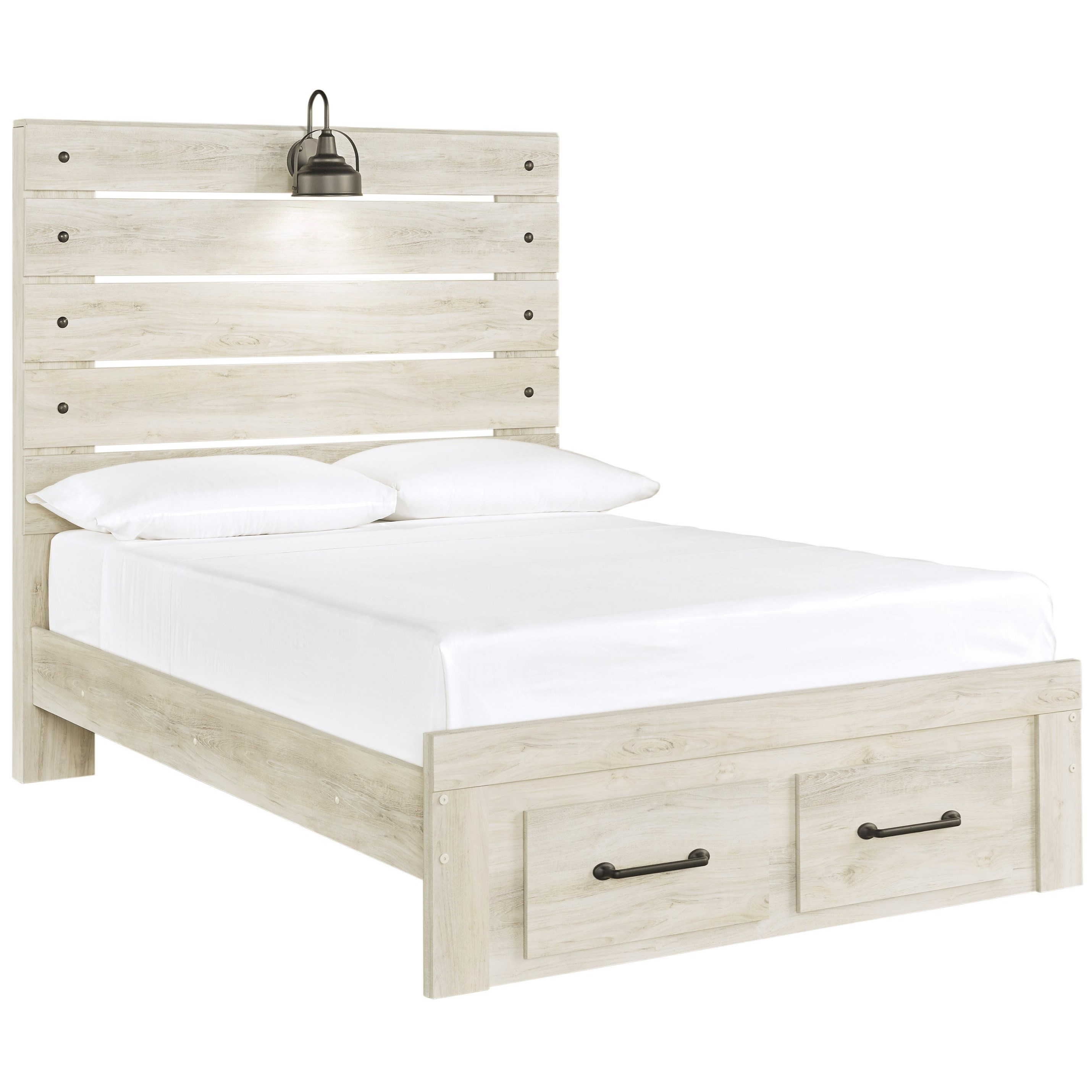 Signature Design by Ashley Cambeck B192-87+84S+86 Rustic Full Panel Bed ...