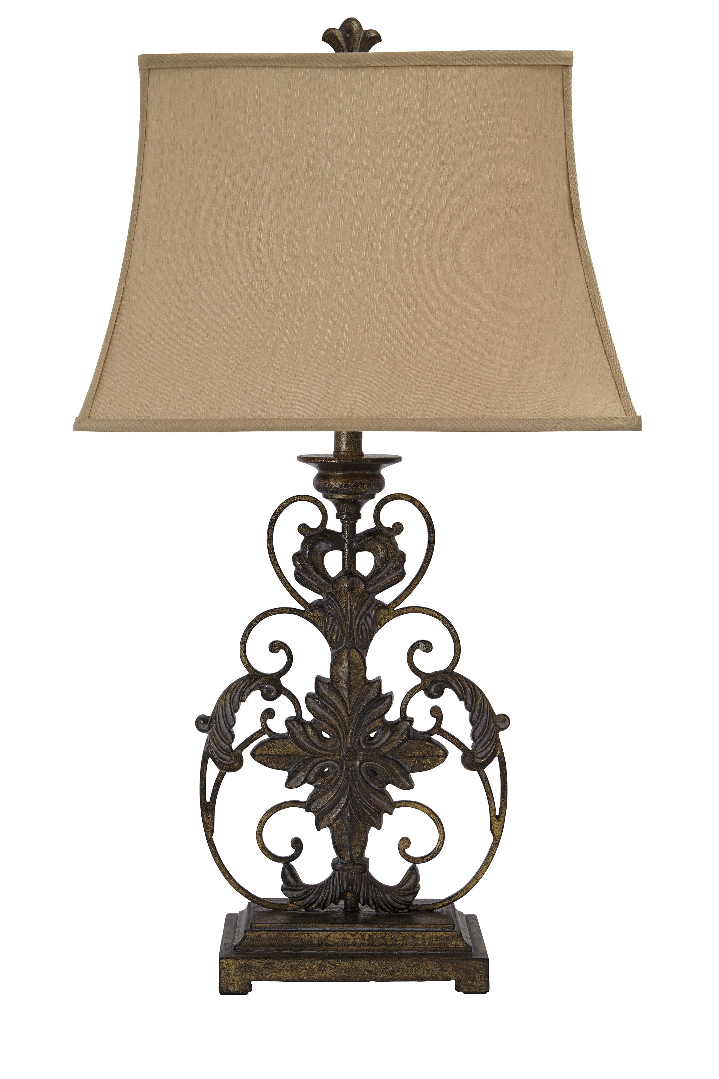 Signature Design by Ashley Lamps - Traditional Classics Metal Table ...