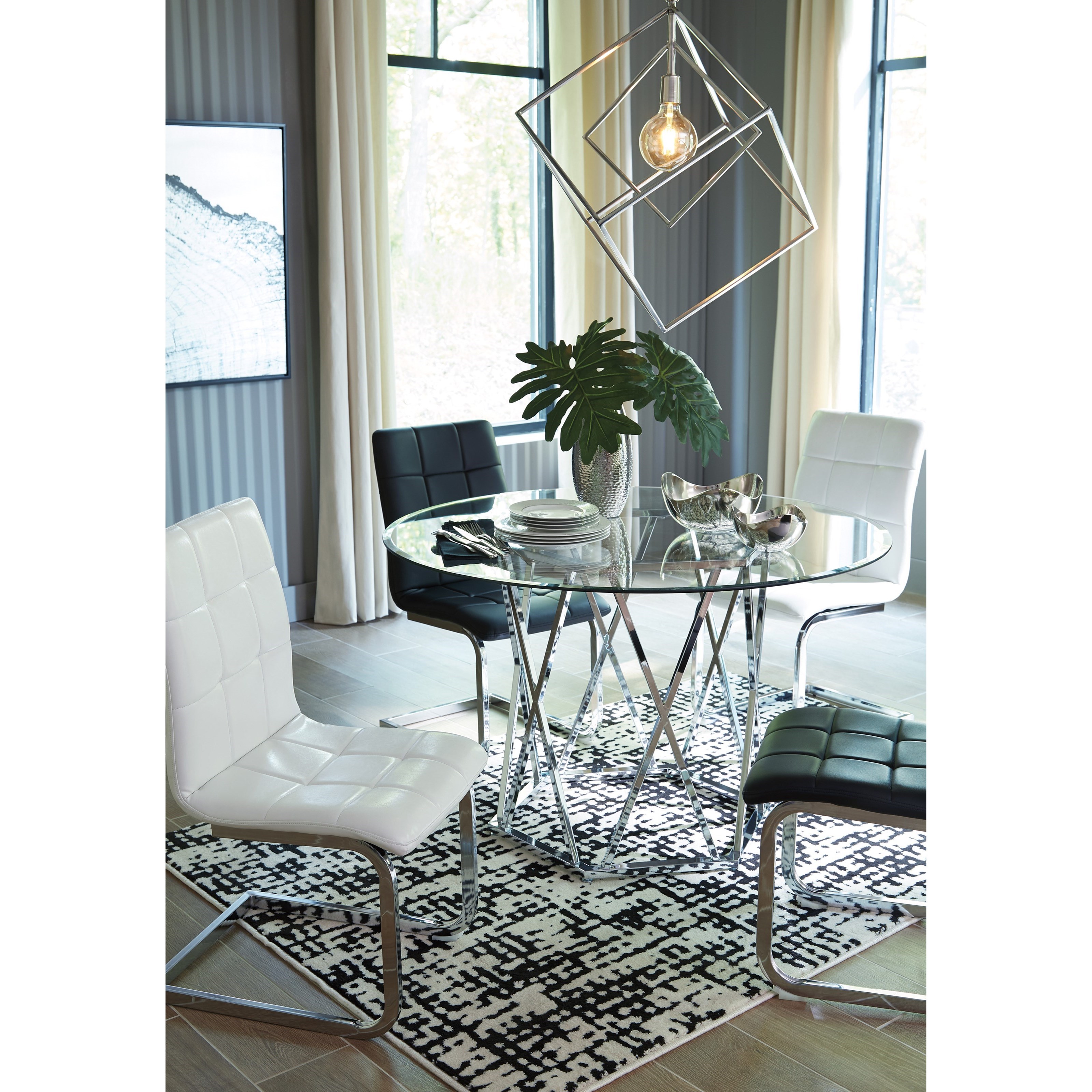 Ashley Glass Dining Table at Alyssa Coode blog