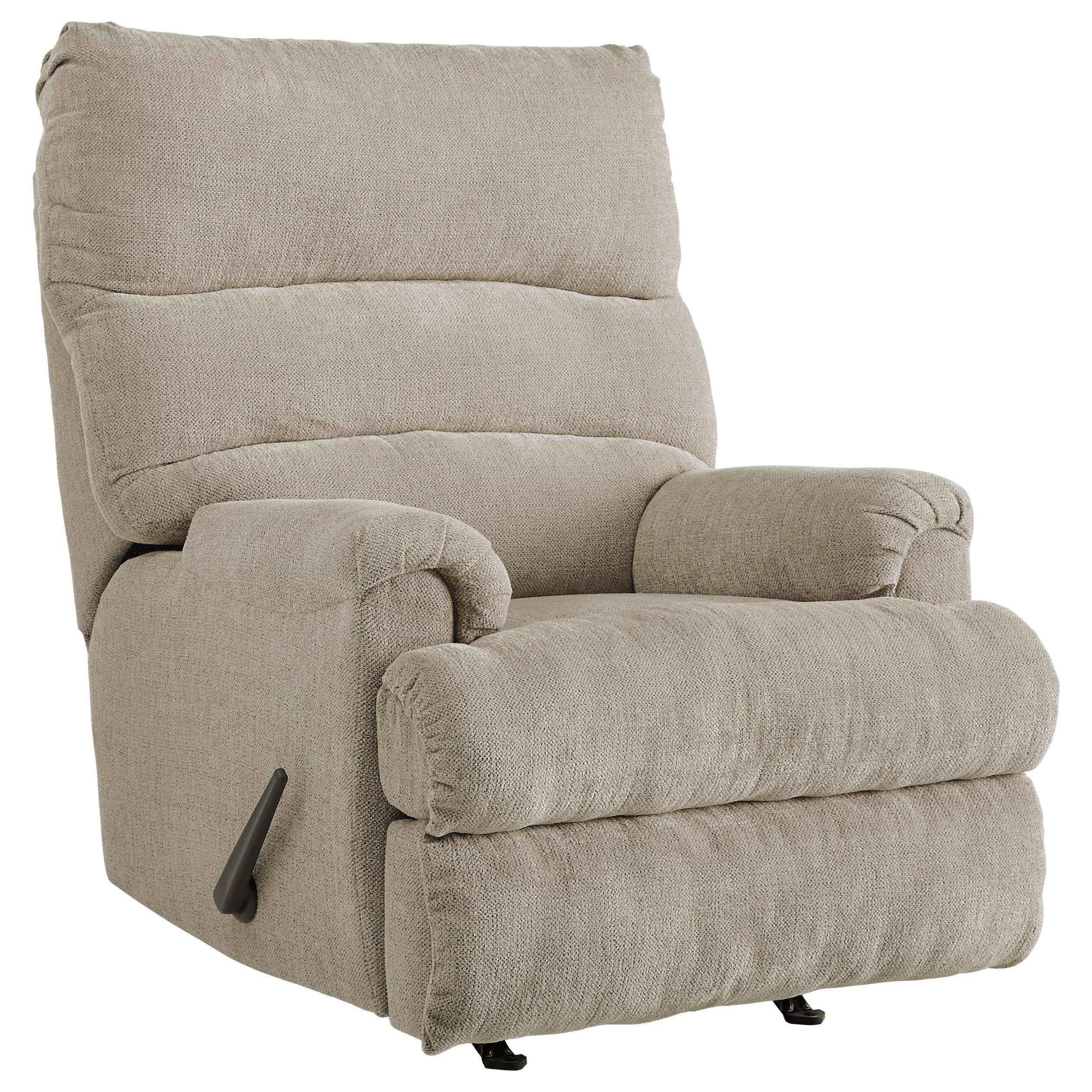 Signature Design by Ashley Man Fort Casual Rocker Recliner | Wayside ...