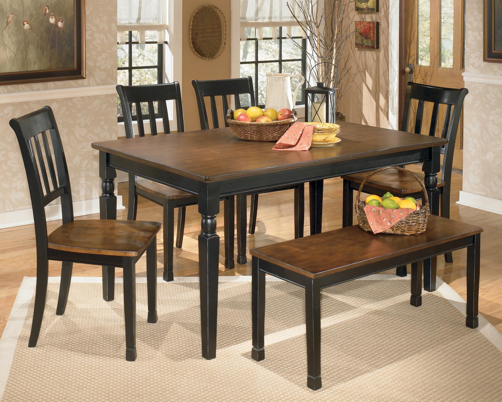 Ashley Kitchen Table With Bench – Kitchen Info