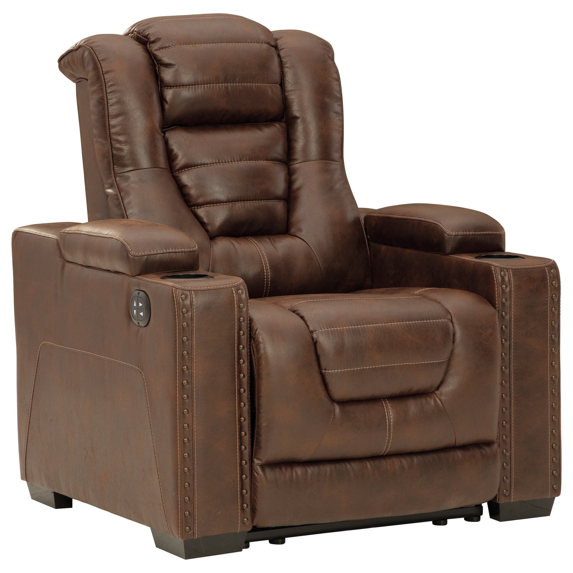 Signature Design by Ashley Owner's Box Power Recliner with Adjustable ...