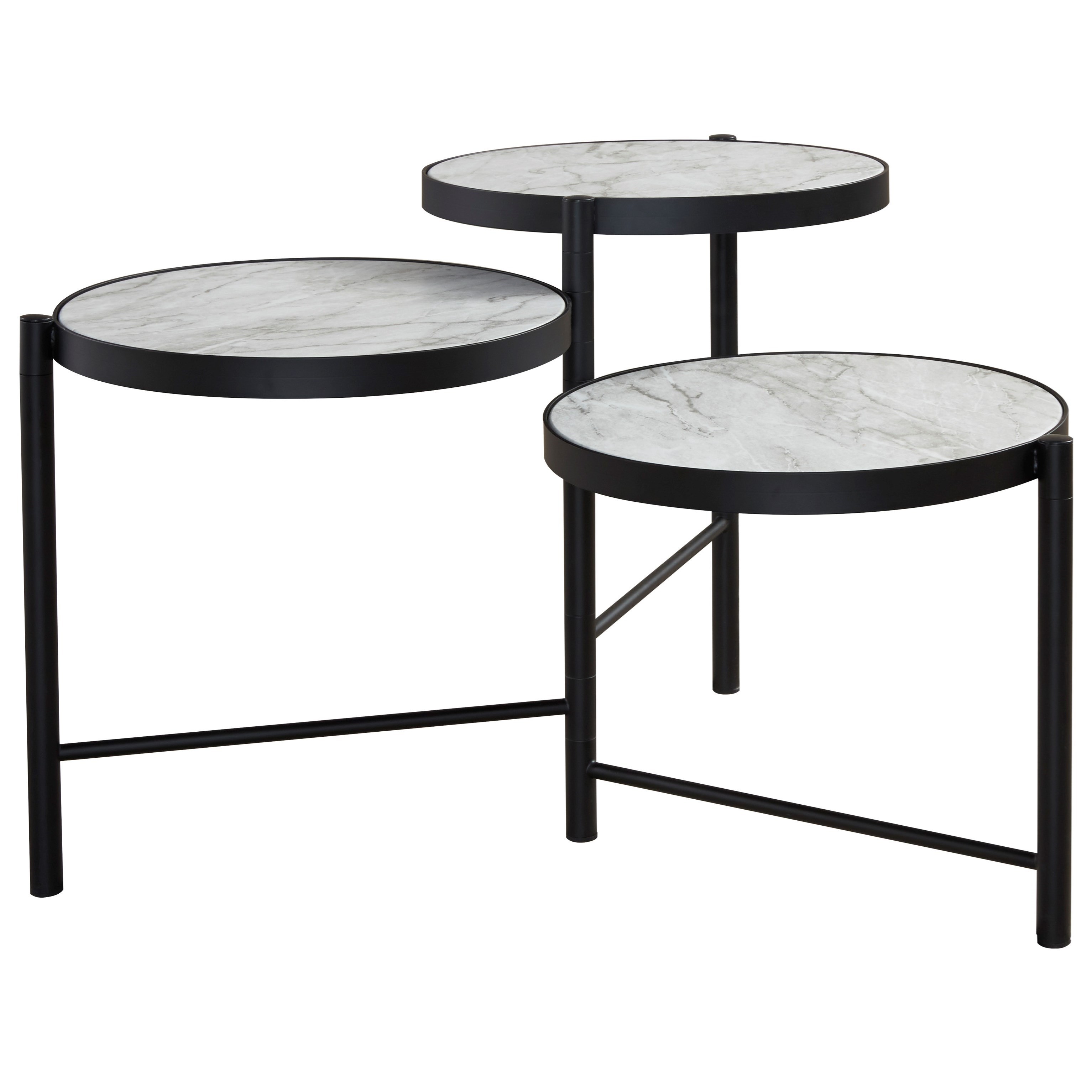 Round Multi Level Coffee Table - It is a great addition to family rooms ...
