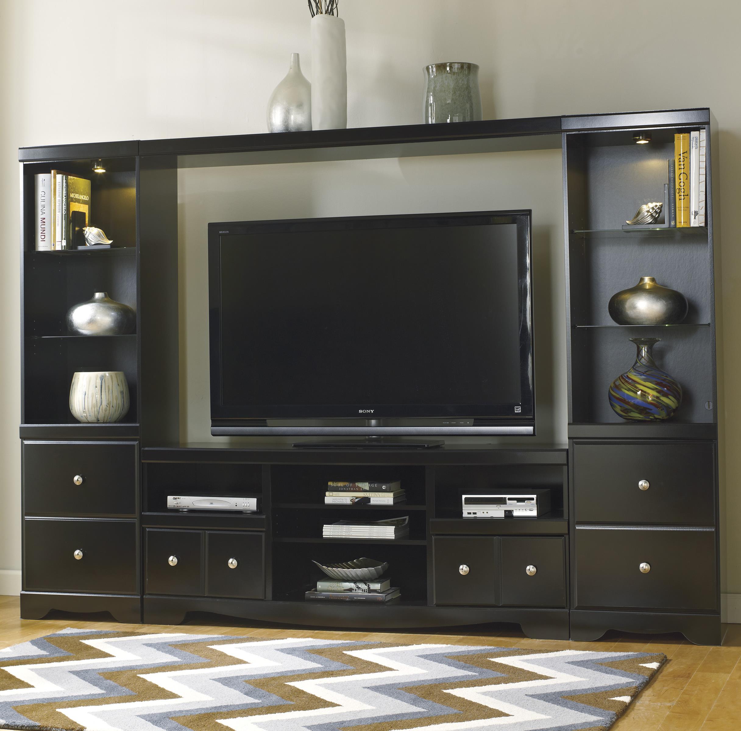 Ashley Signature Design Shay Entertainment Wall Unit | Dunk & Bright ...