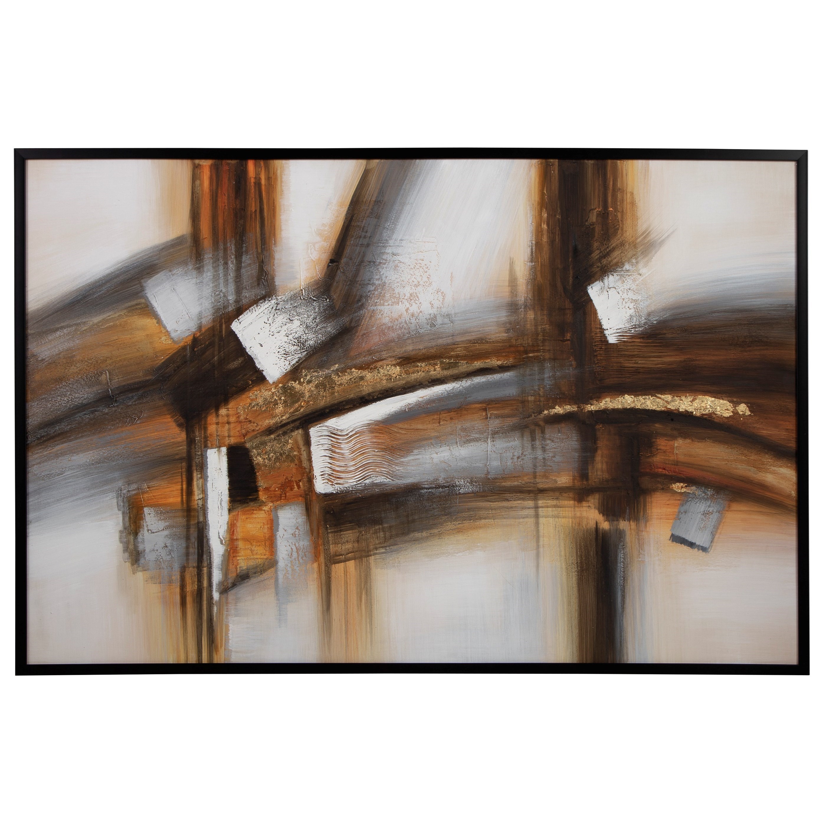 Signature Design by Ashley Wall Art Treynick Gray/Brown/Black Wall Art ...