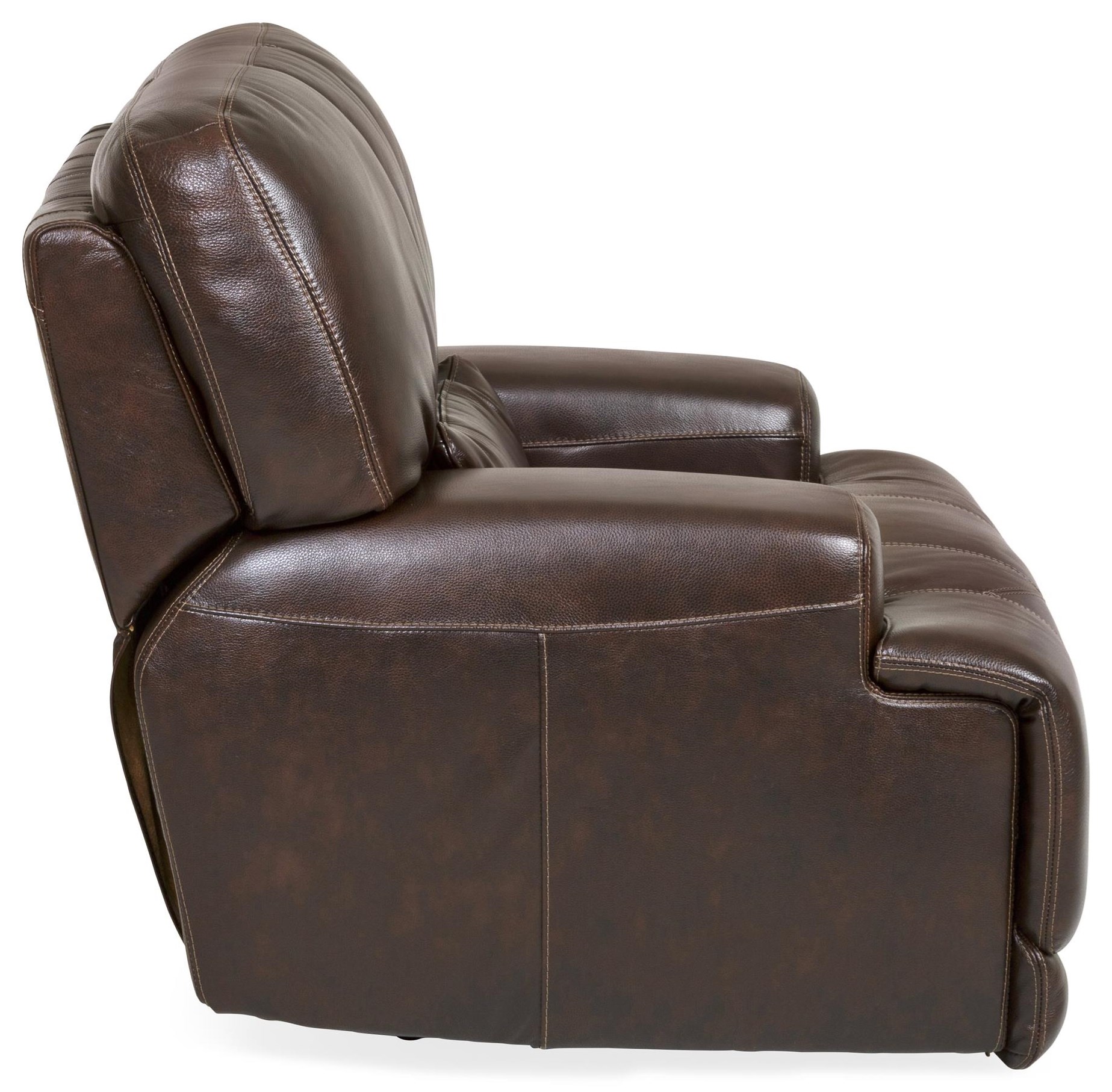 Simon Li Stampede Stampede Leather Reclining Lounge Chair | Howell ...