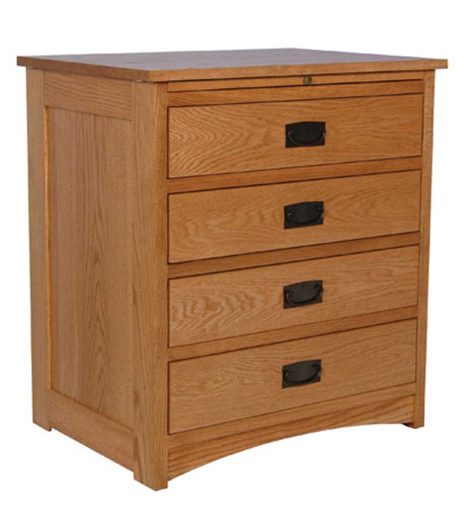 Simply Amish Prairie Mission EC140SBC Prairie Mission Deluxe Bedside ...