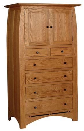 Simply Amish Aspen ECA130CA Chest Armoire | Mueller Furniture | Armoires