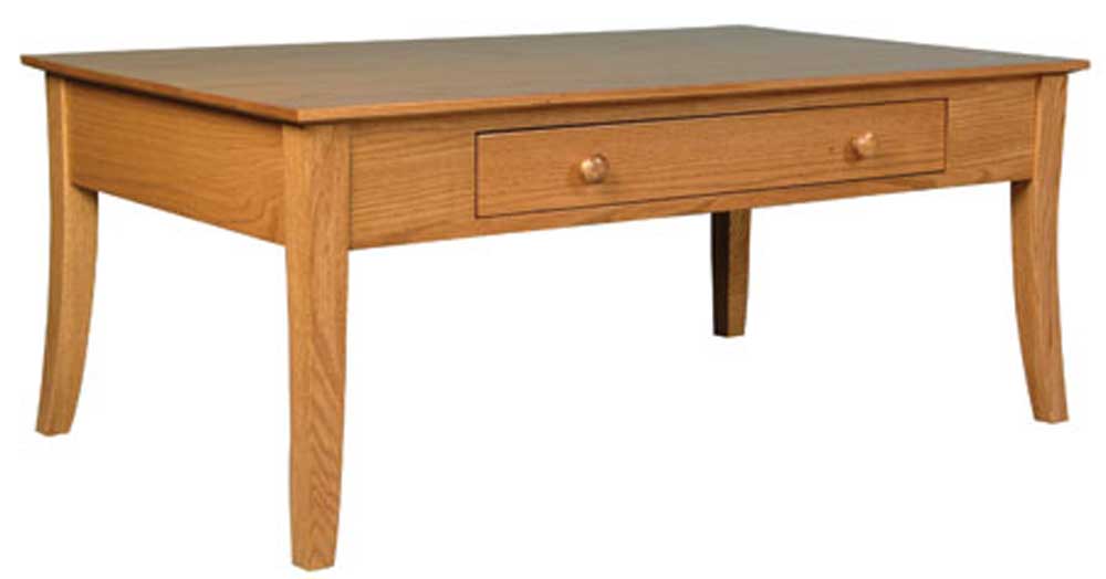 Simply Amish Shaker Amish JFCSCT Shaker Carlisle Coffee Table | Mueller Furniture | Cocktail ...