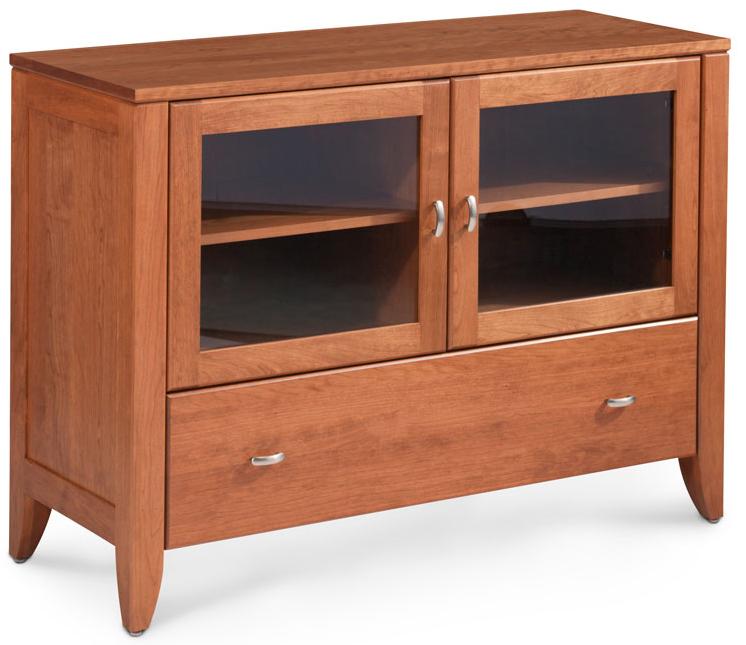Simply Amish Justine MEJSTV Small Television Console w/ Drawer ...