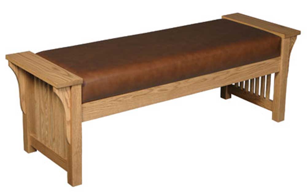 Simply Amish Prairie Mission LFPMLB36 Prairie Mission Bench | Mueller ...