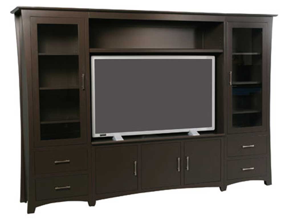 Simply Amish Loft OI330L Loft Wall Unit Entertainment Center | Mueller ...