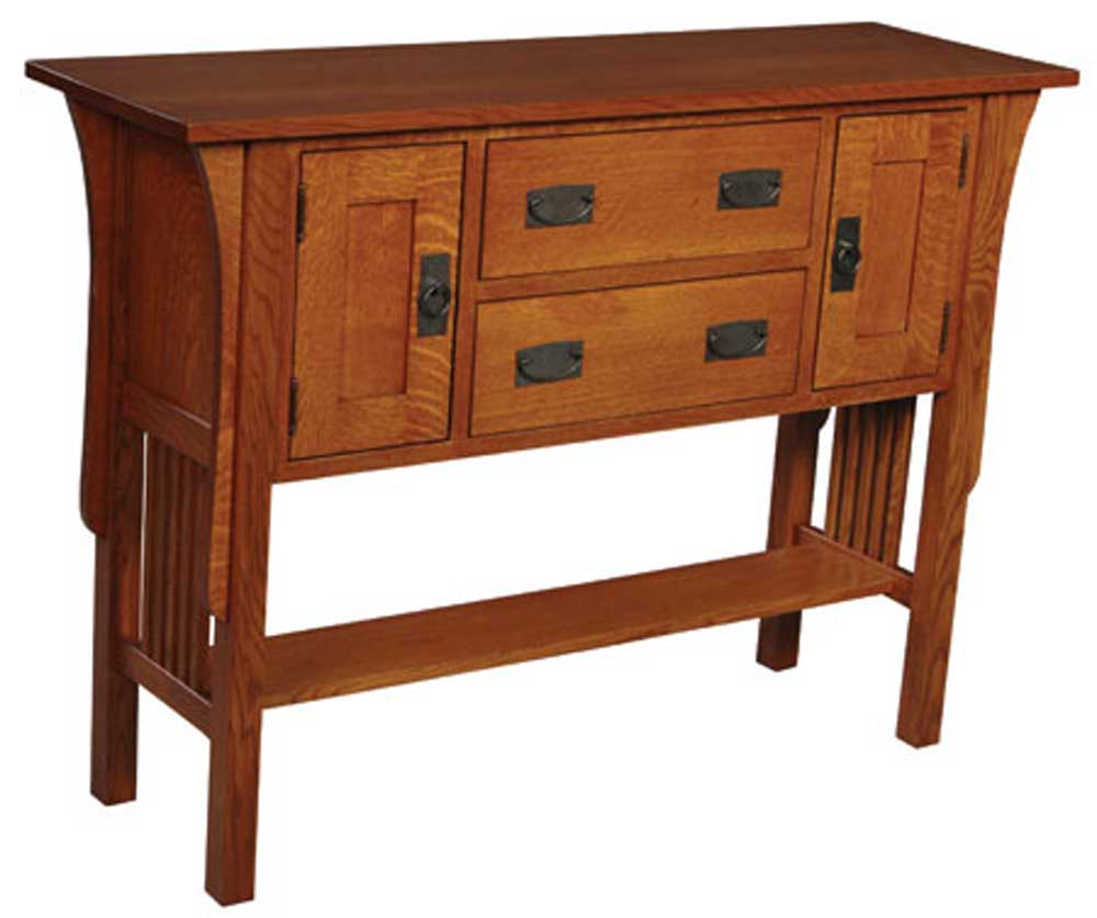 Simply Amish Prairie Mission tv255sb Prairie Mission Sideboard ...