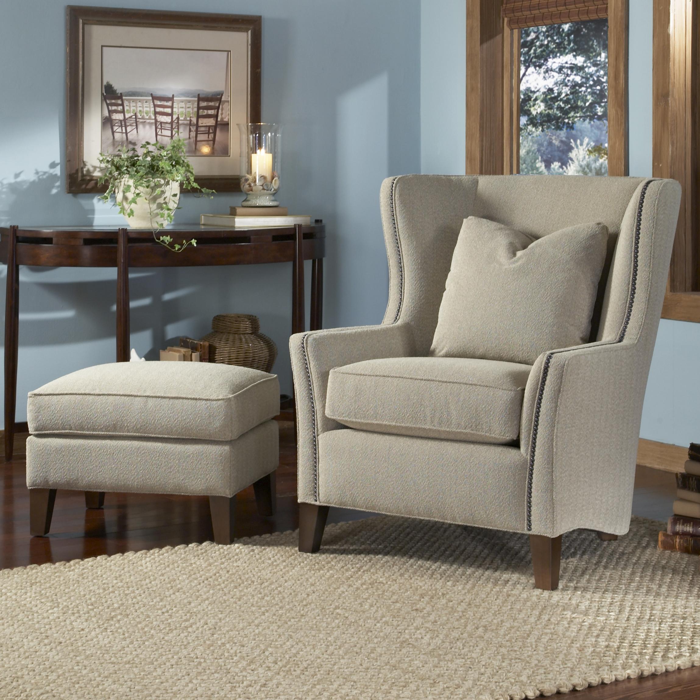 Wing Chair Ottoman Set at Mike Friddle blog