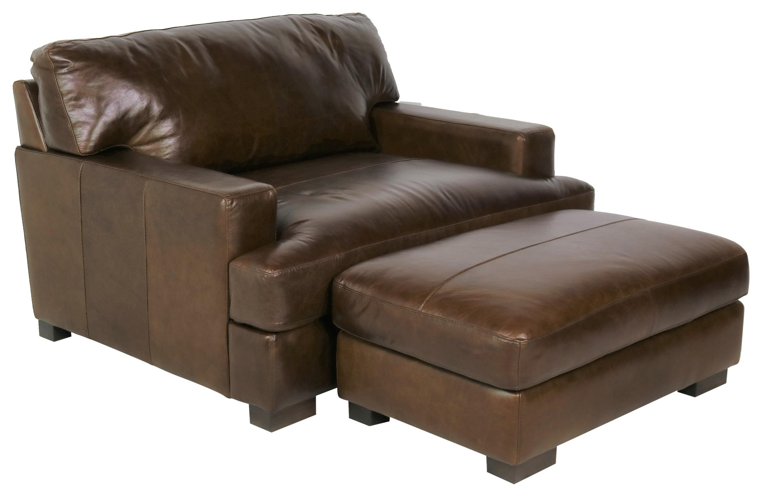 Leather Chair With Ottoman - Chair Design