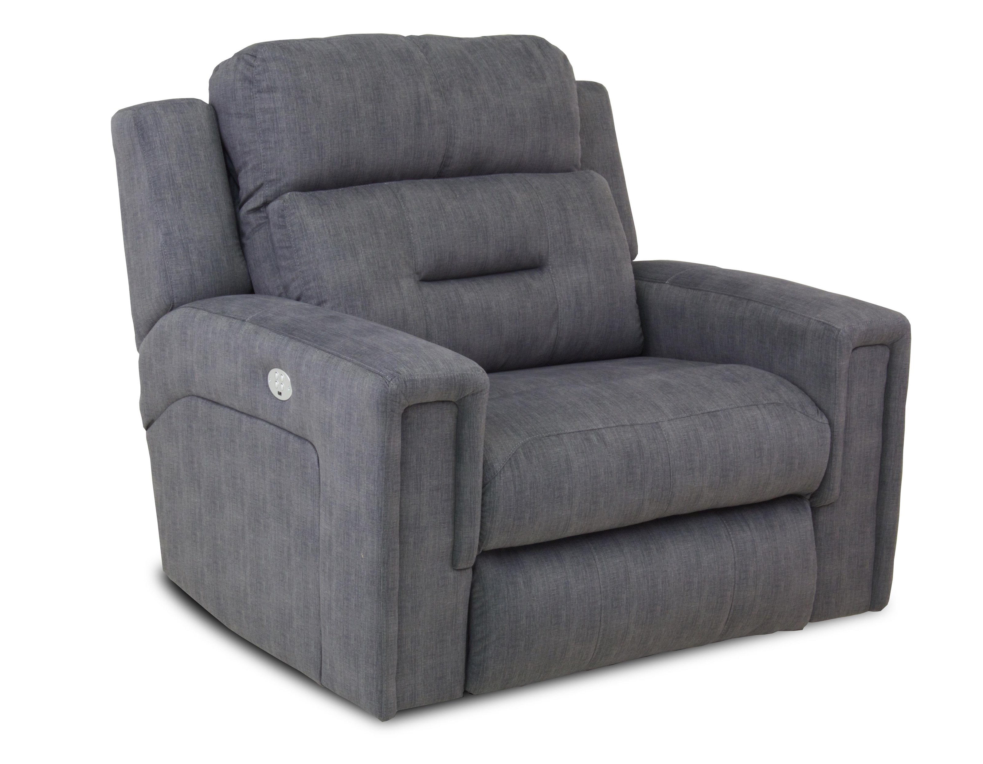 Homestretch Triple Power Reclining Chair And A Half In Nickel at ...
