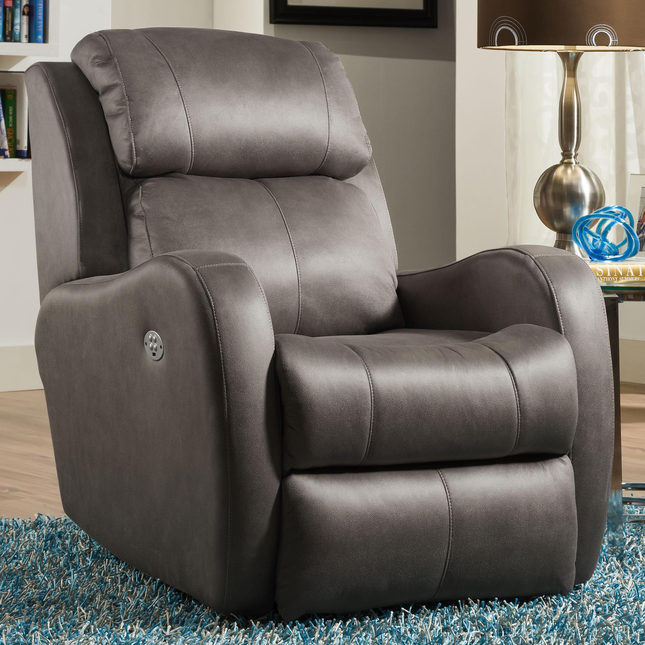 Southern Motion Recliners Siri Rocker Recliner with Power Headrest ...