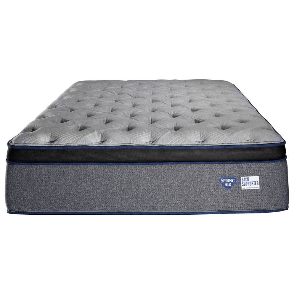 Spring Air Daphnis Plush ET Queen Plush Euro Top Coil on Coil Mattress ...
