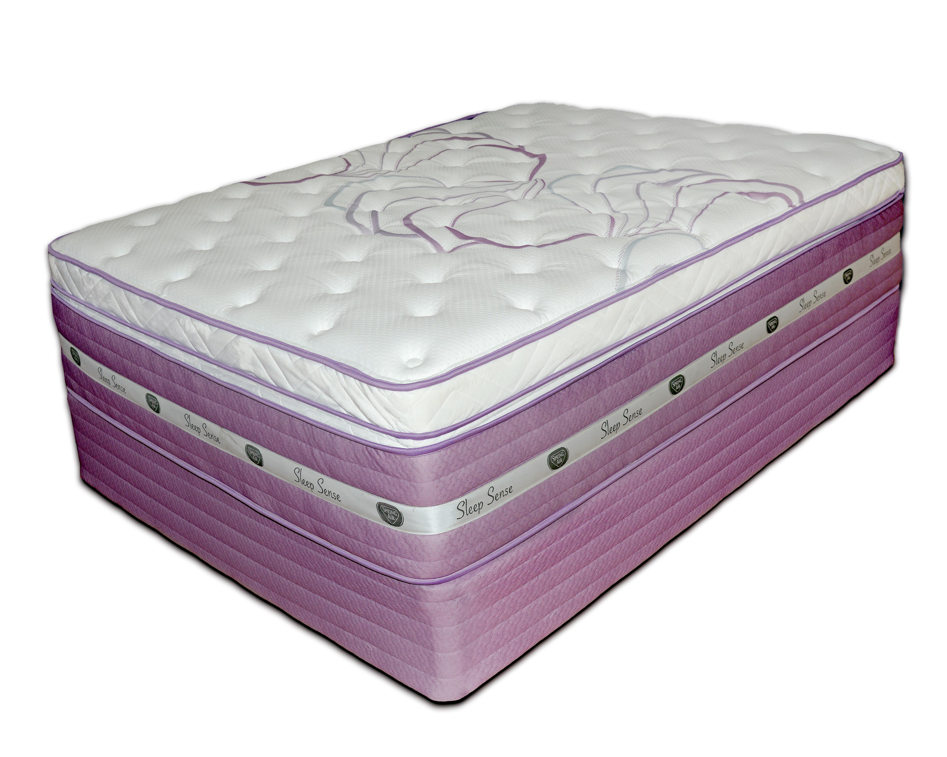 Spring Air Sleep Sense Purple BoxtopHybrid-Q Queen 16" Hybrid Box Top ...