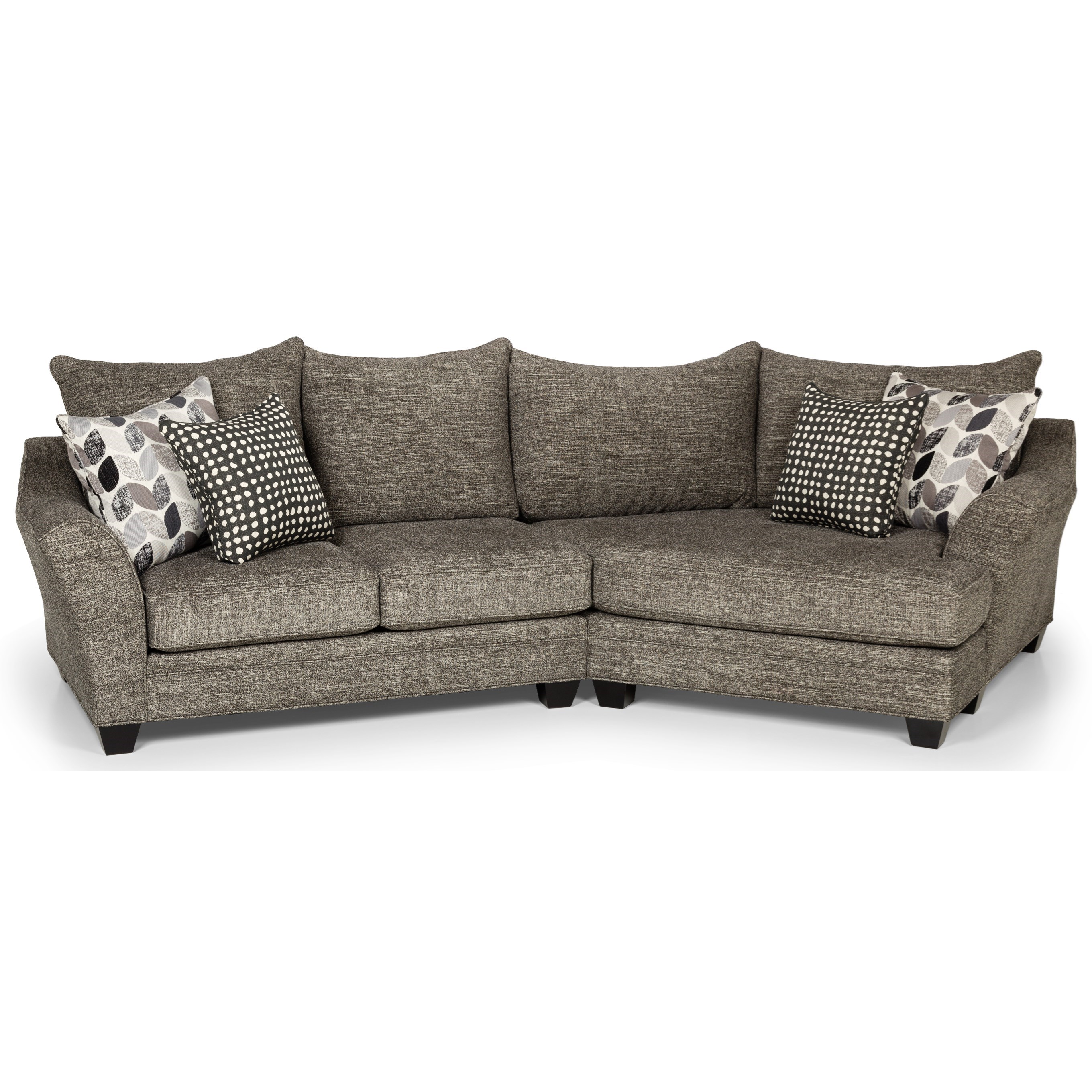 Stanton 372 Casual Sectional Sofa with Cuddler | Rife's Home Furniture ...