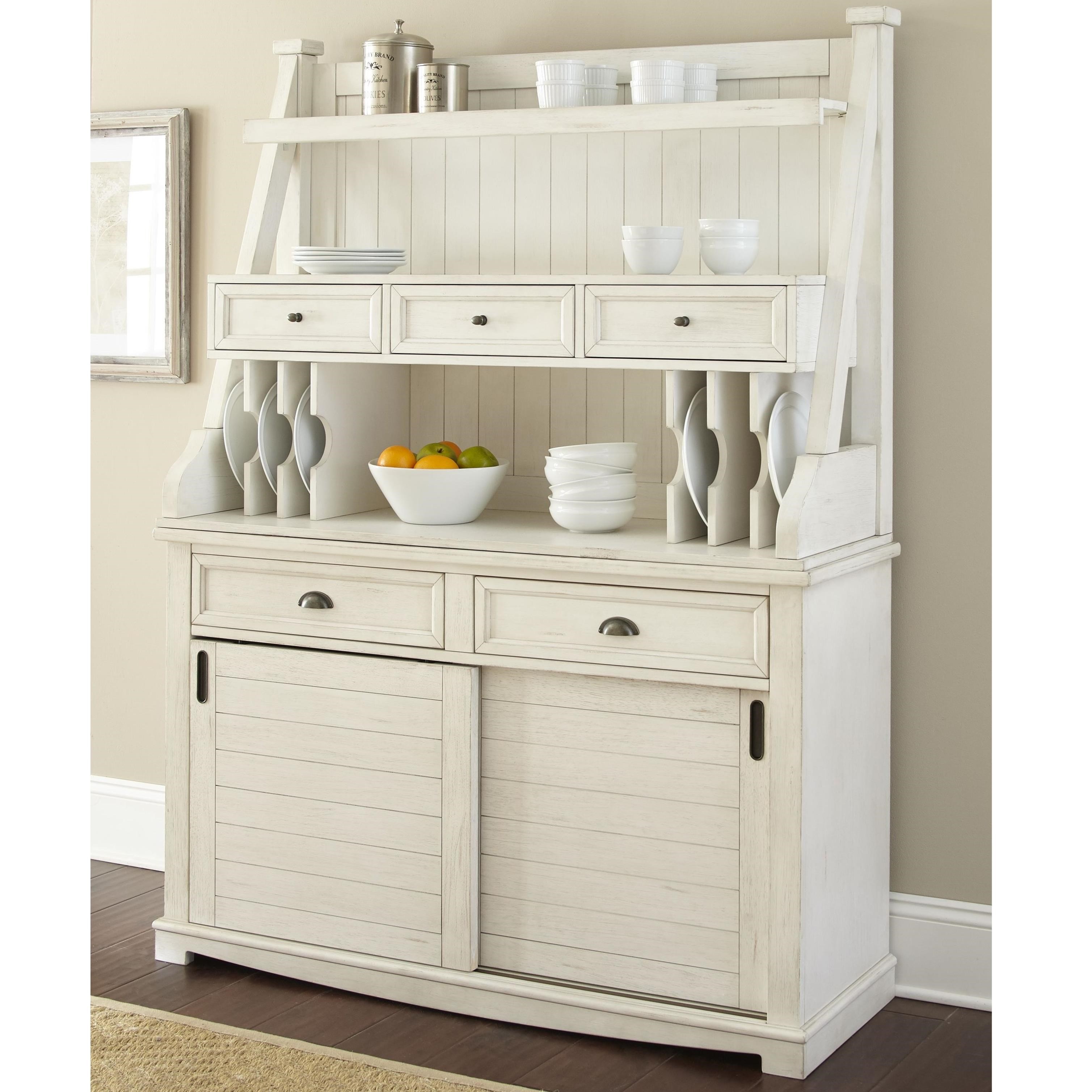 Steve Silver Cayla CY400B H Buffet With Open Hutch Dunk Bright Steve Silver Cayla CY400B H Buffet With Open Hutch Dunk Bright