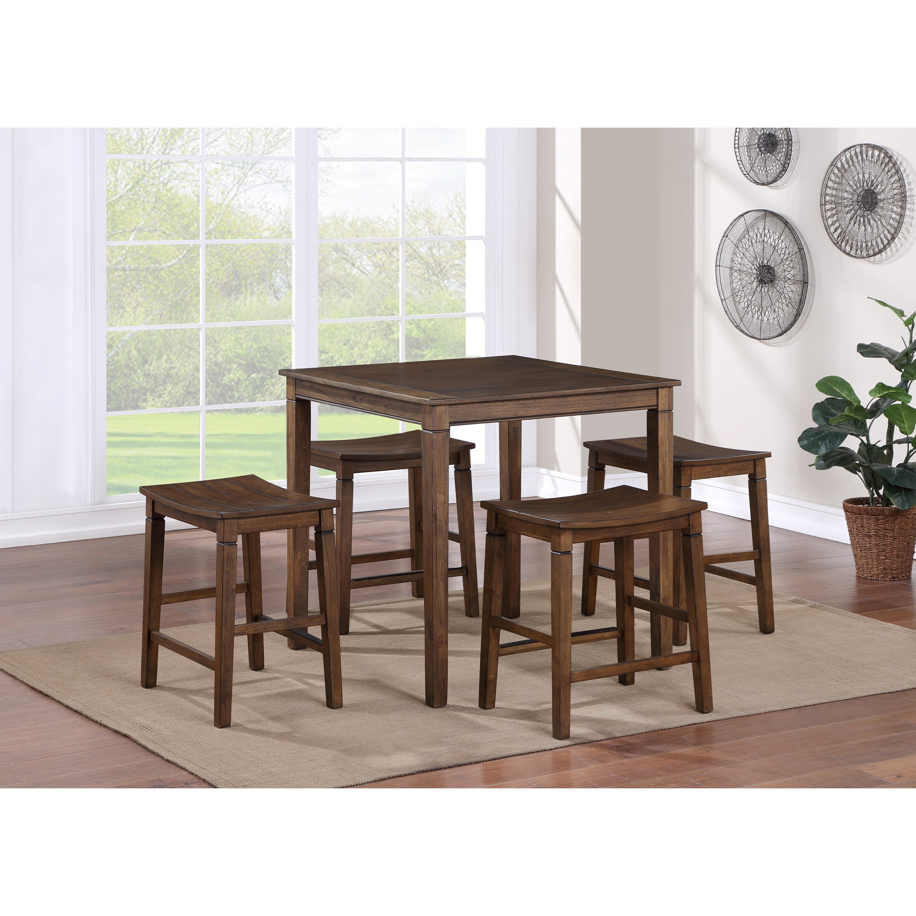 Steve Silver Westlake 5-Piece Pub Table Dining Set | Standard Furniture ...