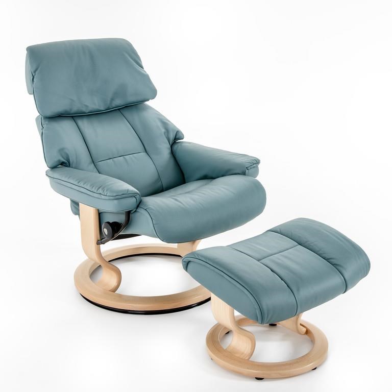 Stressless by Ekornes Stressless Ruby 1260415 PAL/AQUA GRN92 Small ...