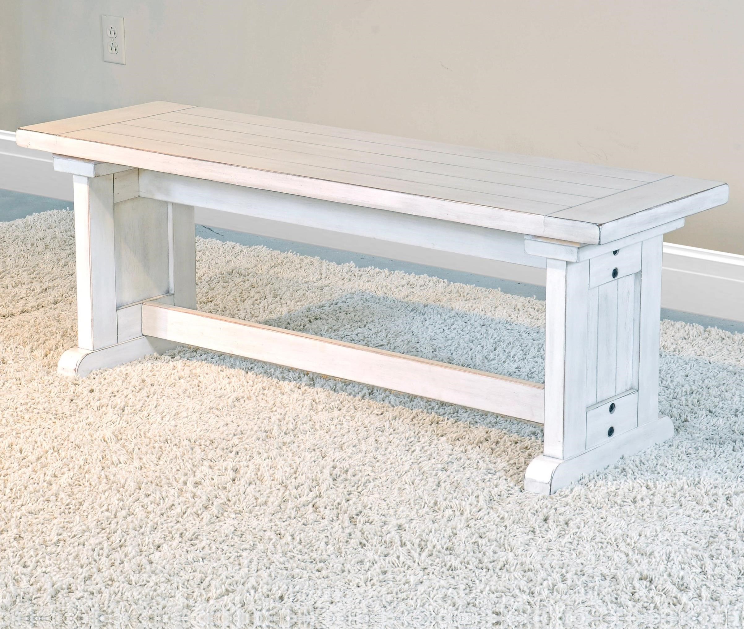 Sunny Designs Bayside 0113MW-SB Side Bench | Del Sol Furniture | Bench ...