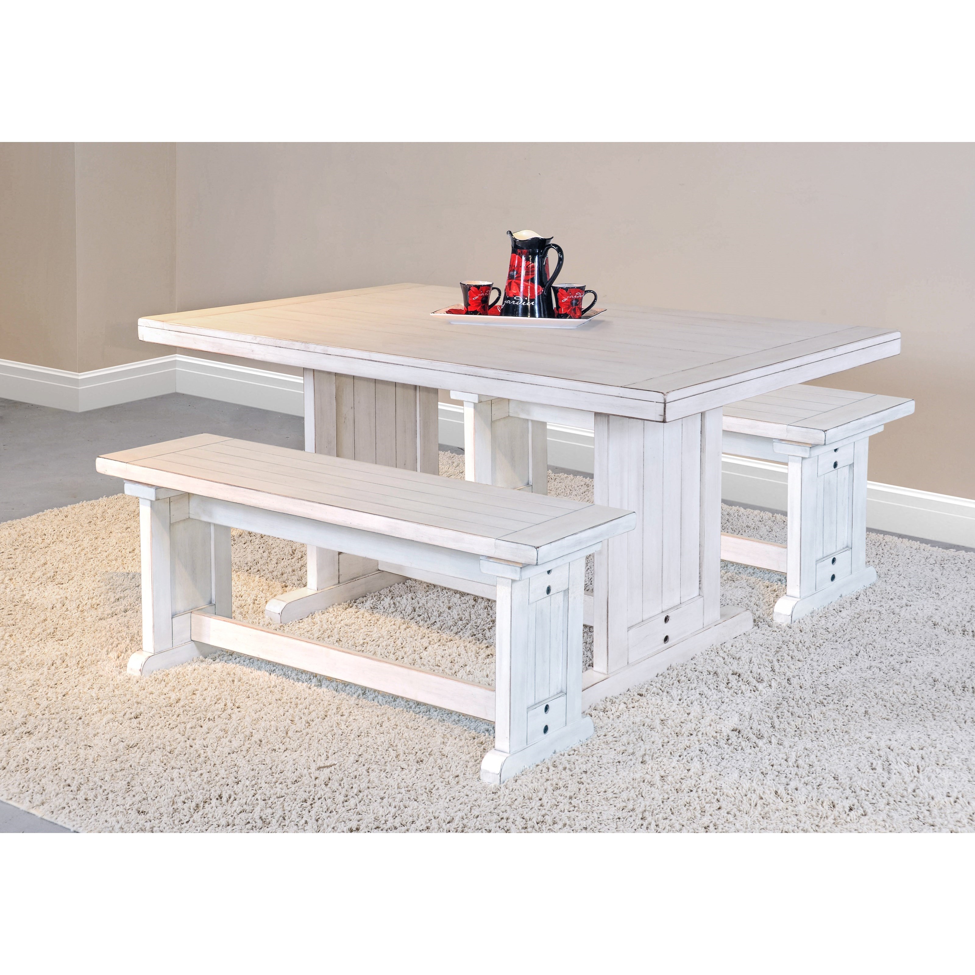 Sunny Designs Bayside 0113MW-SB Side Bench | Del Sol Furniture | Bench ...