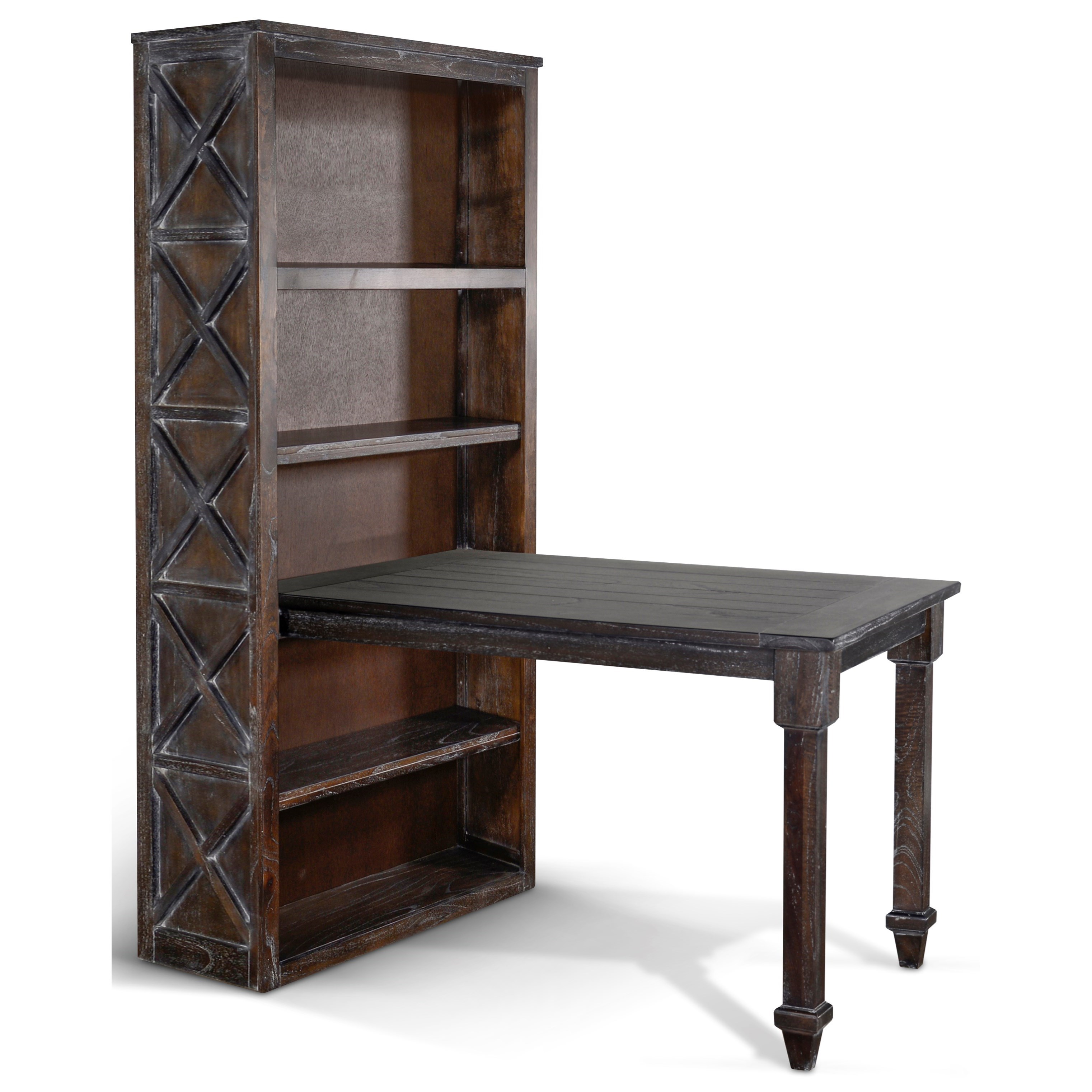 Bookcase With A Desk at Harry Ward blog