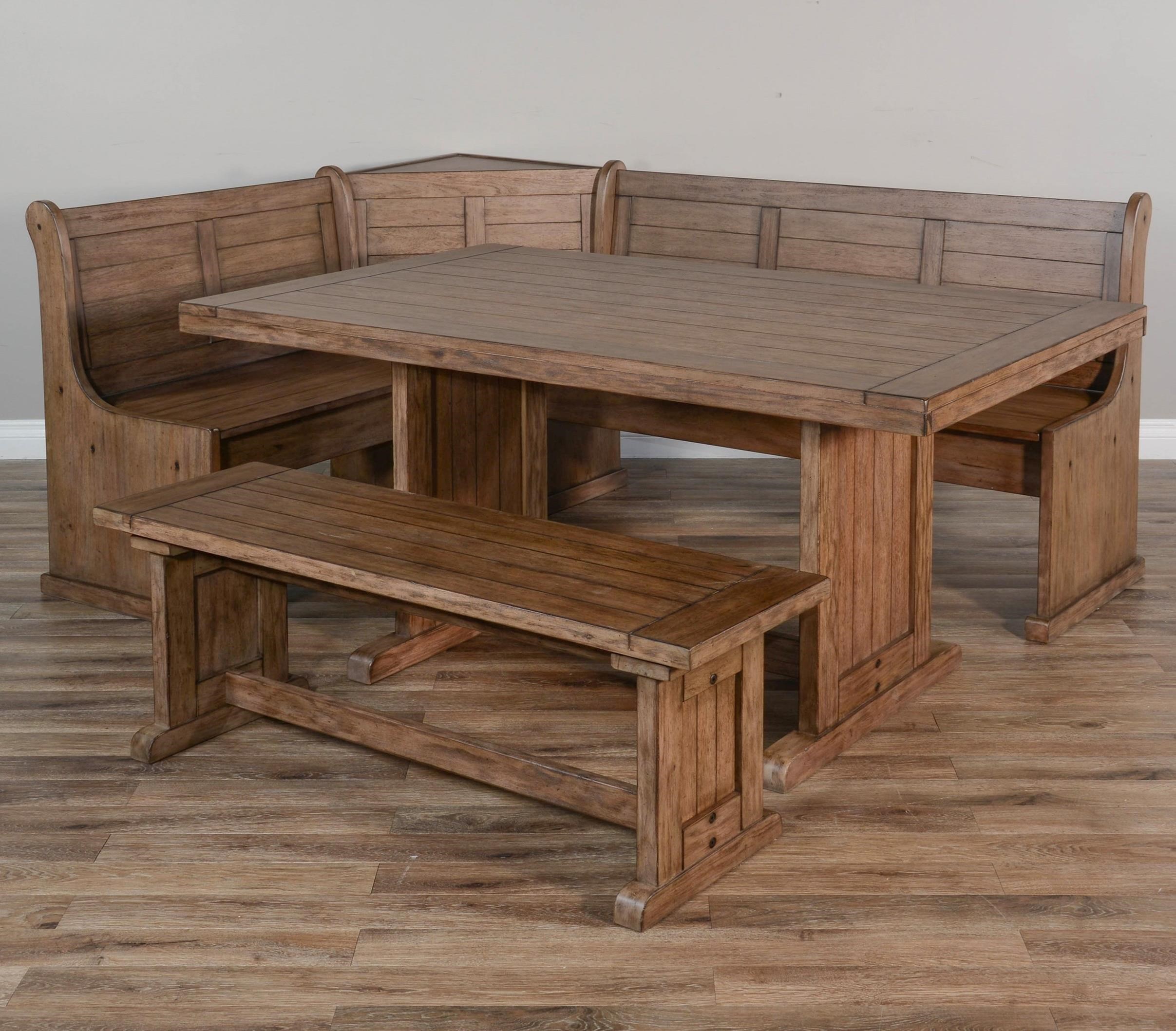 Sunny Designs Doe Valley Breakfast Nook Set | Wayside Furniture | Table ...