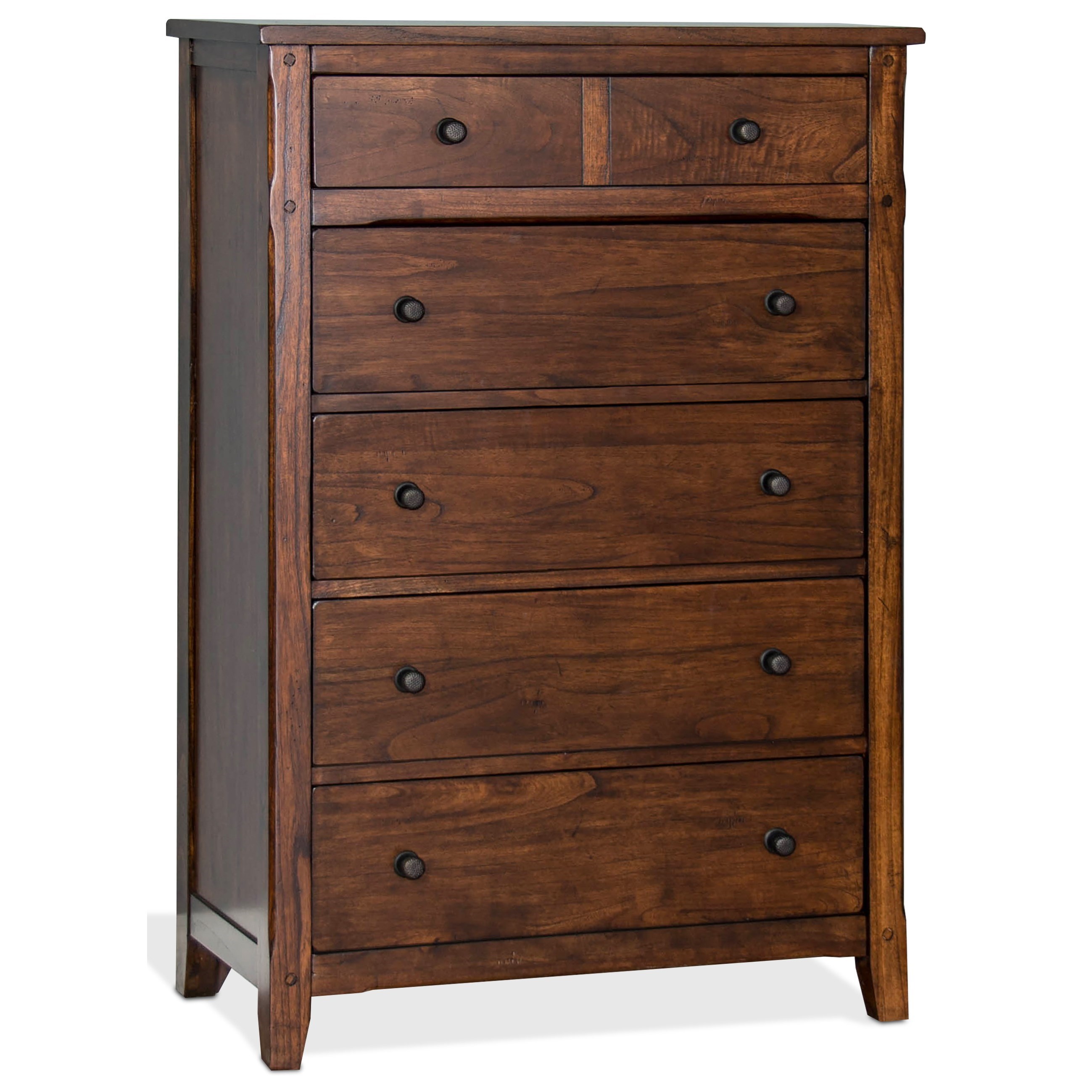 Sunny Designs Santa Fe Rustic Five Drawer Chest | Conlin's Furniture ...