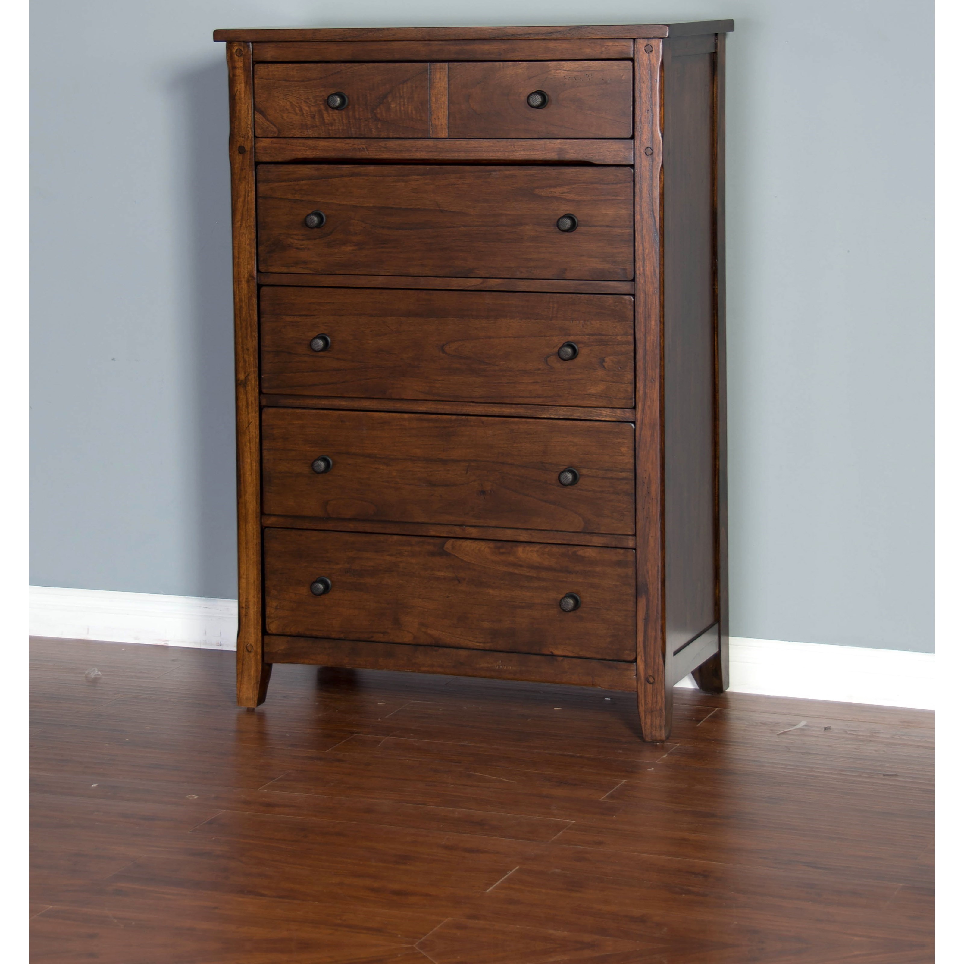 Sunny Designs Santa Fe Rustic Five Drawer Chest | Conlin's Furniture ...