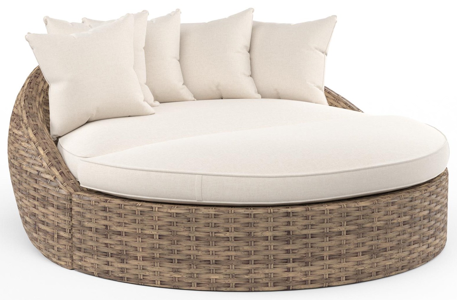 Sunset West Havana Round Outdoor Daybed | Belfort Furniture | Outdoor ...