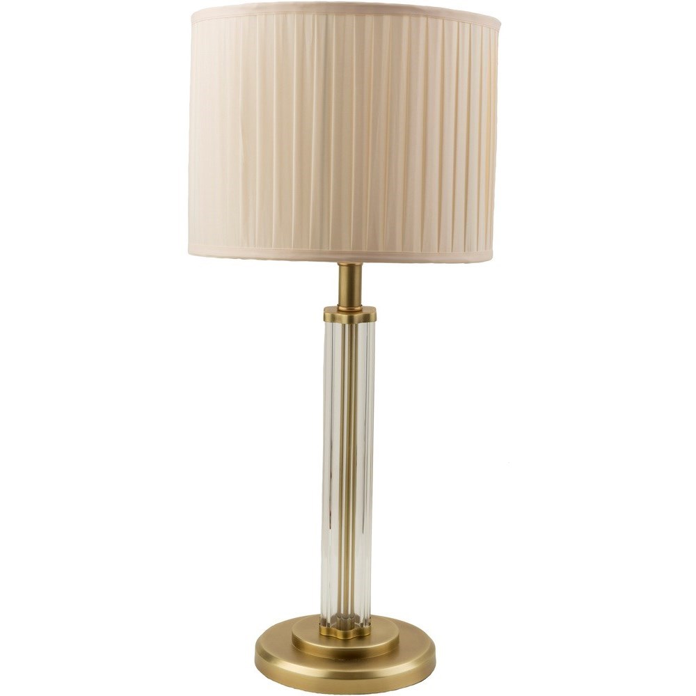 Surya Draper Antique Brass Traditional Table Lamp | Wayside Furniture ...