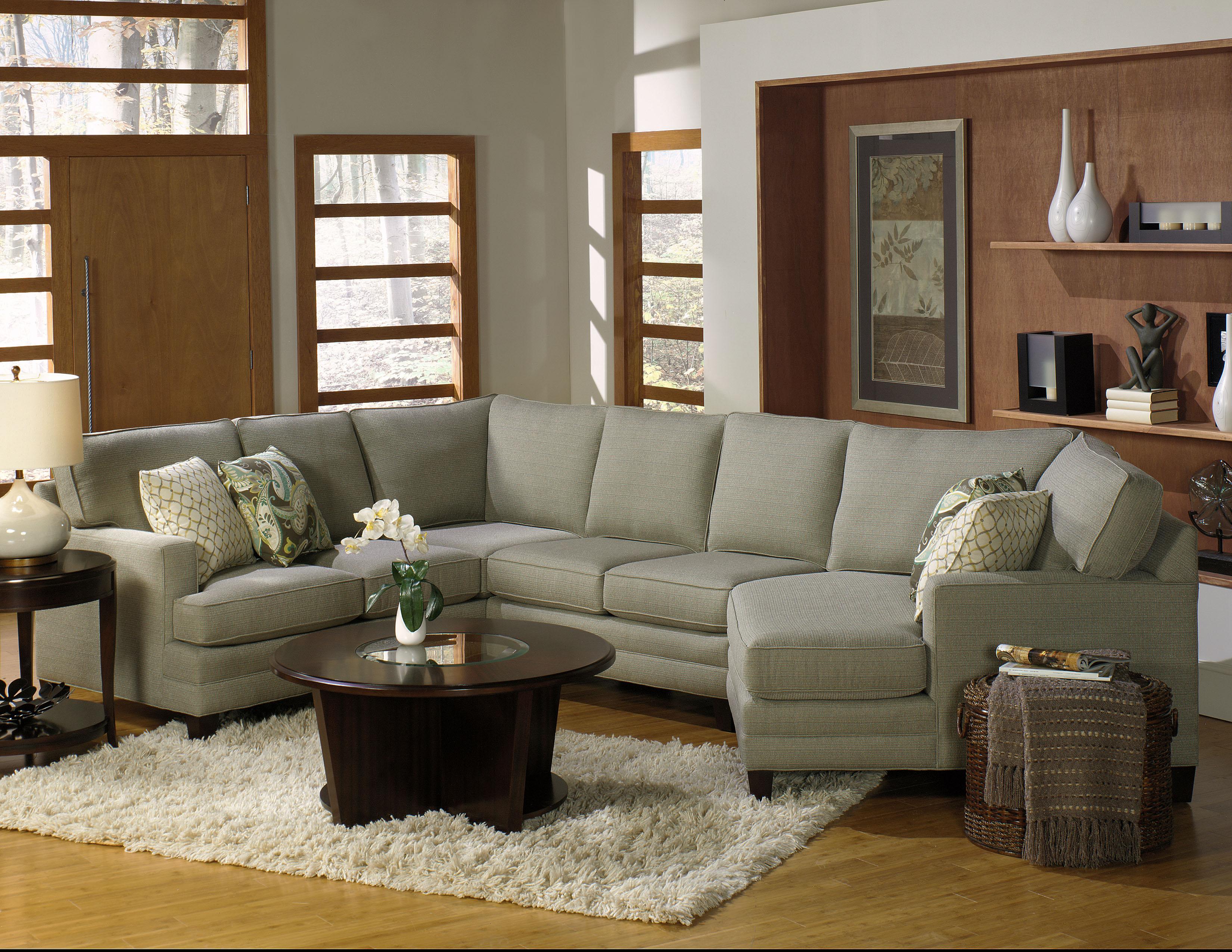 Temple Furniture Tailor Made Casual Sectional Sofa with Cuddle and ...
