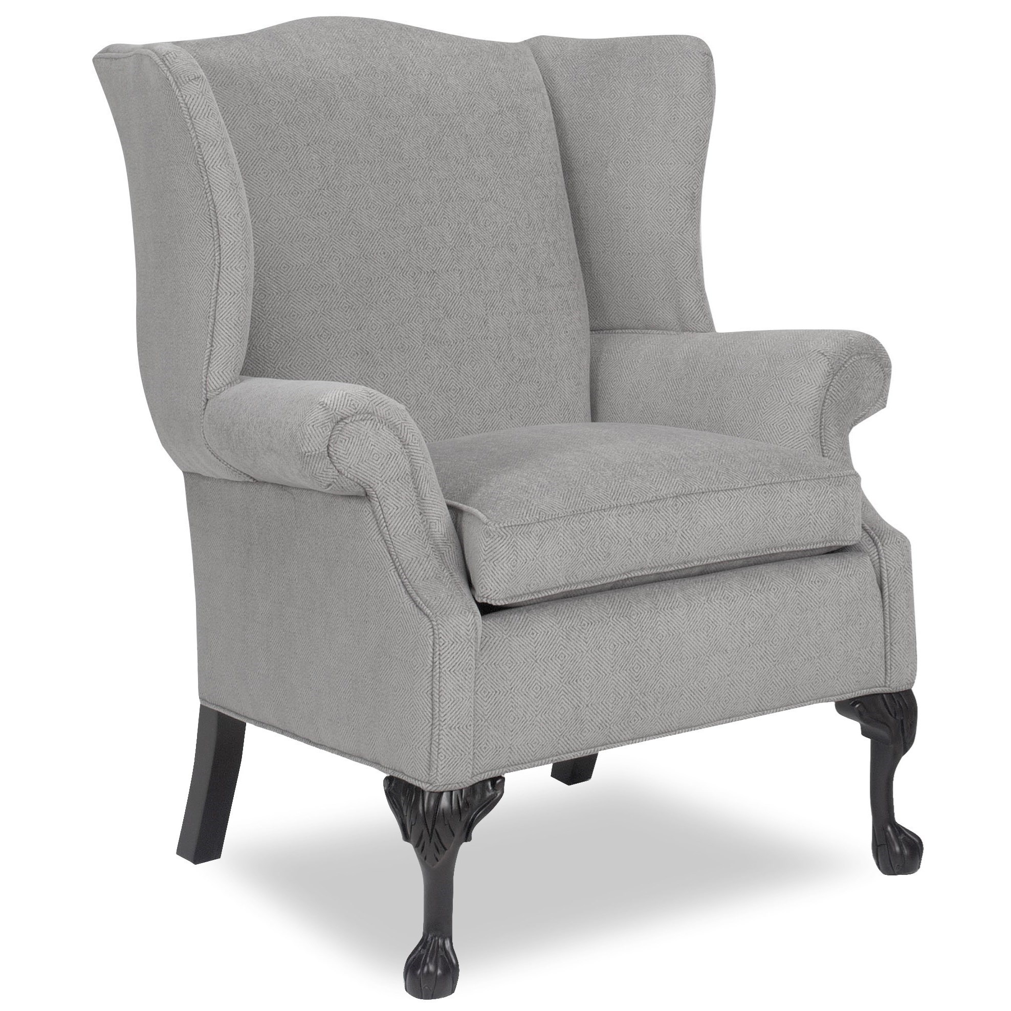 Temple Furniture Trevor 185-185 Traditional Wing Back Chair with ...
