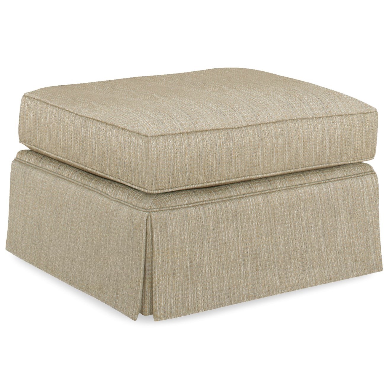 Temple Furniture Winston 9503 Ottoman with Skirt | Mueller Furniture ...