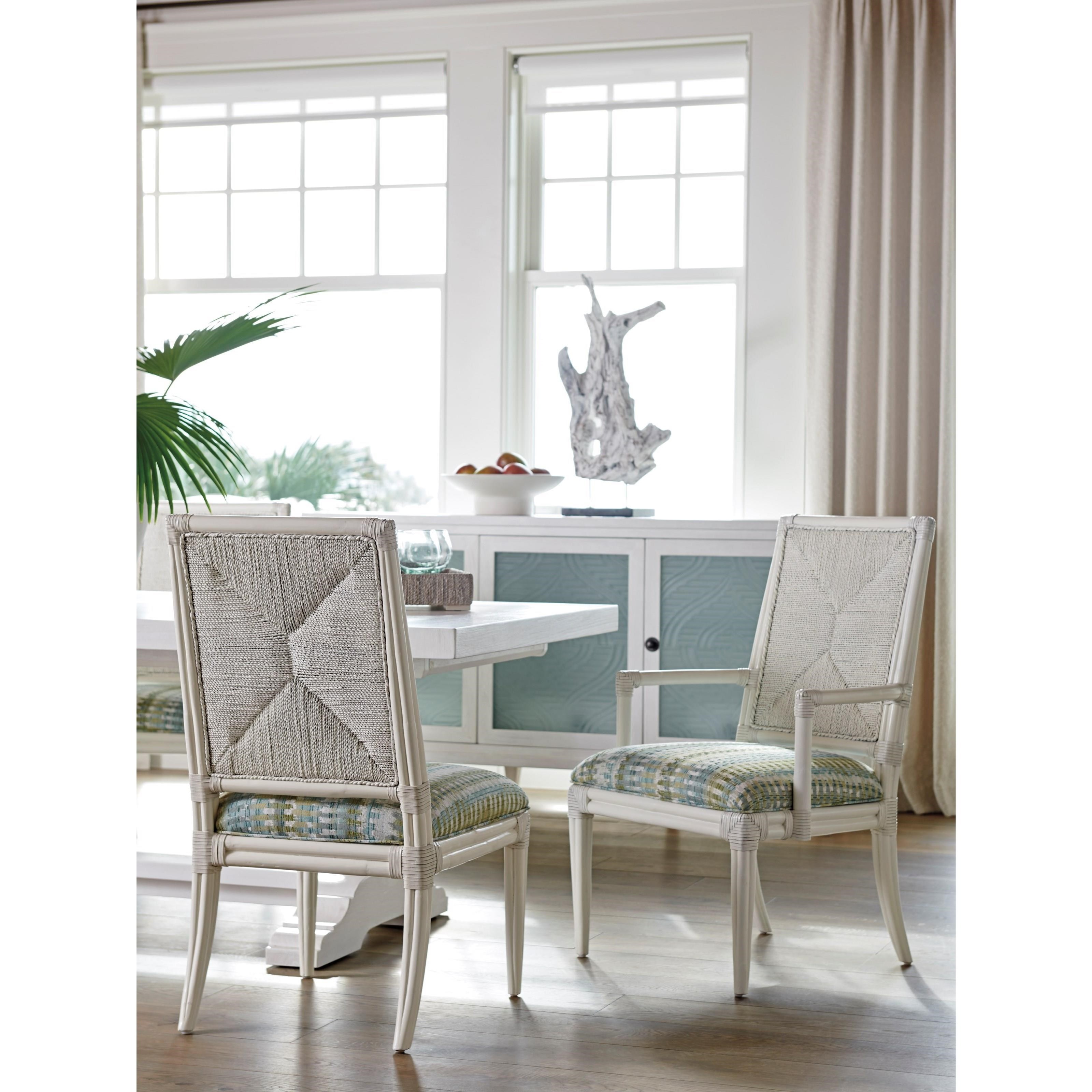 Tommy Bahama Home Ocean Breeze Turtle Point Buffet with Wave Design ...