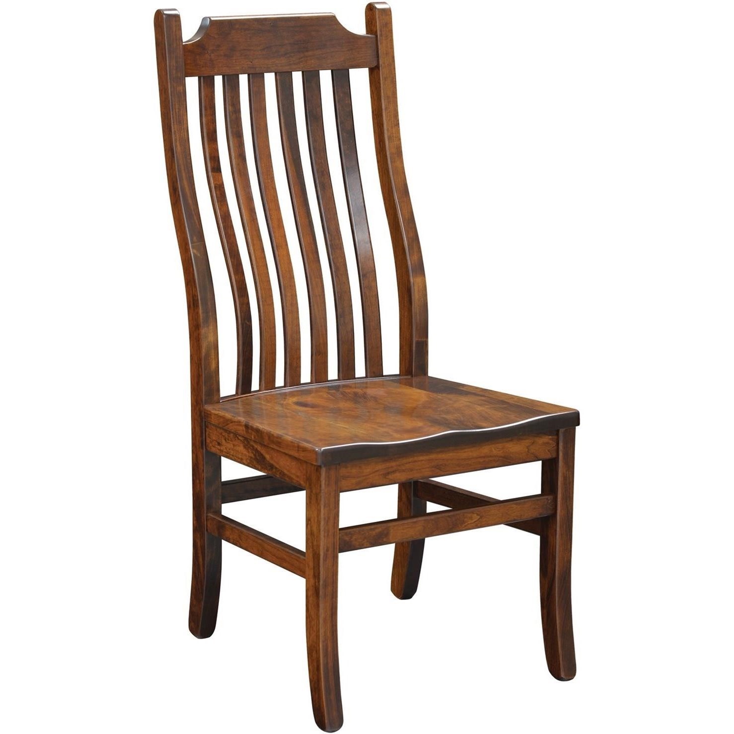 Trailway Amish Wood Easton Pike Customizable Solid Wood Side Chair ...
