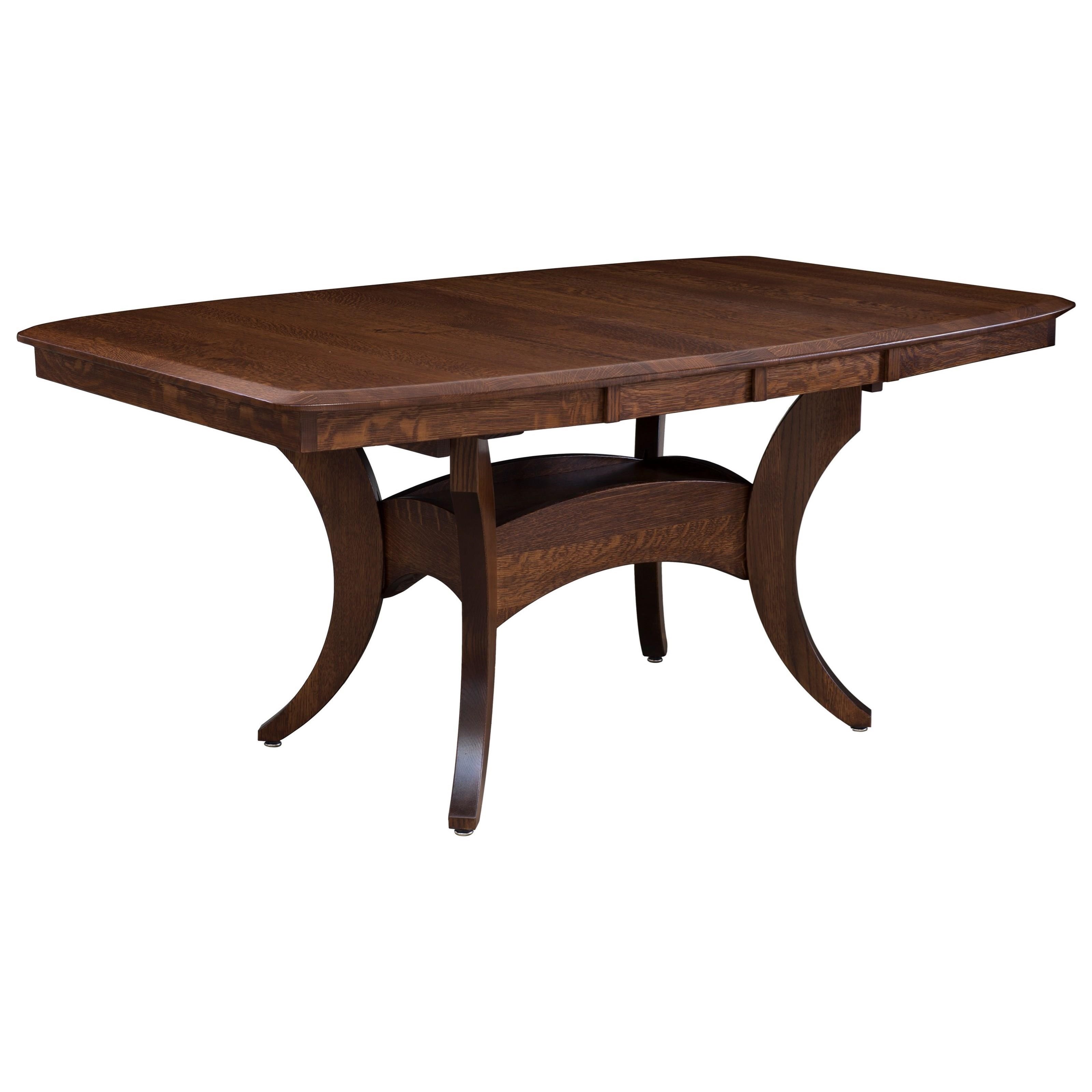 Trailway Amish Wood Fort Knox 42x66" Dining Table with 2 Leaves | Rooms ...