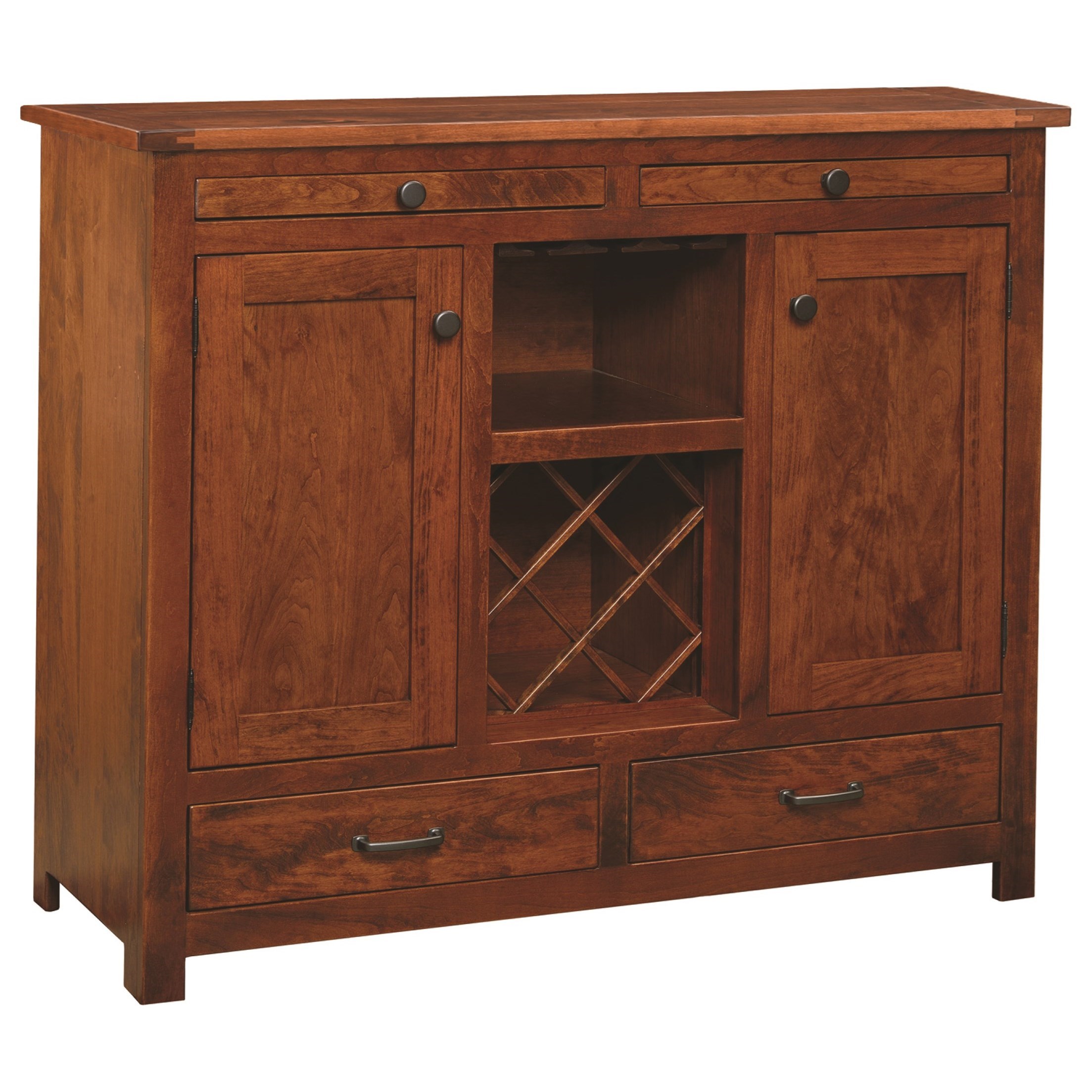 Trailway Amish Wood Sutter Mills Customizable Server with Removable ...