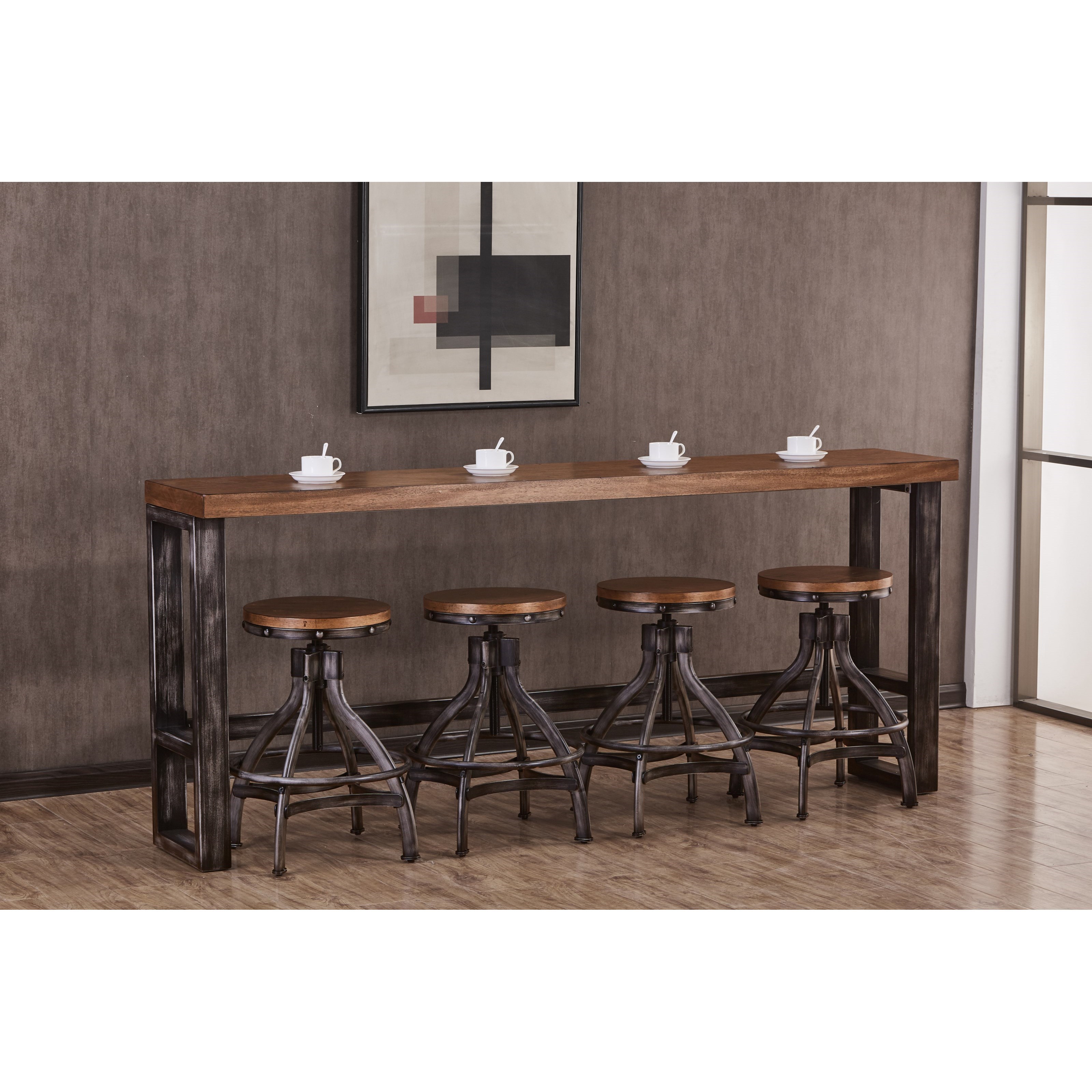 bar table and stool set