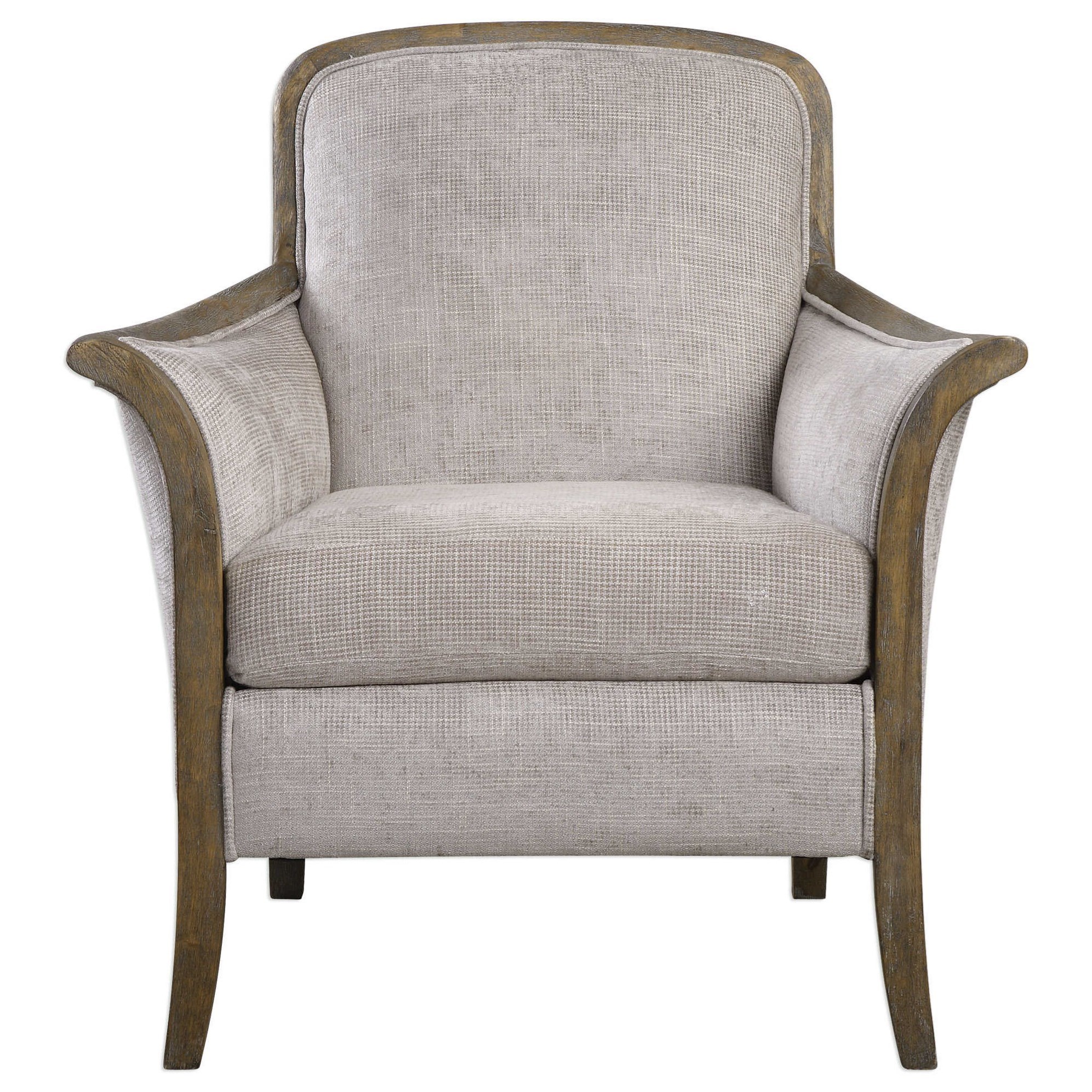 Uttermost Accent Furniture - Accent Chairs Brittoney Taupe Armchair ...
