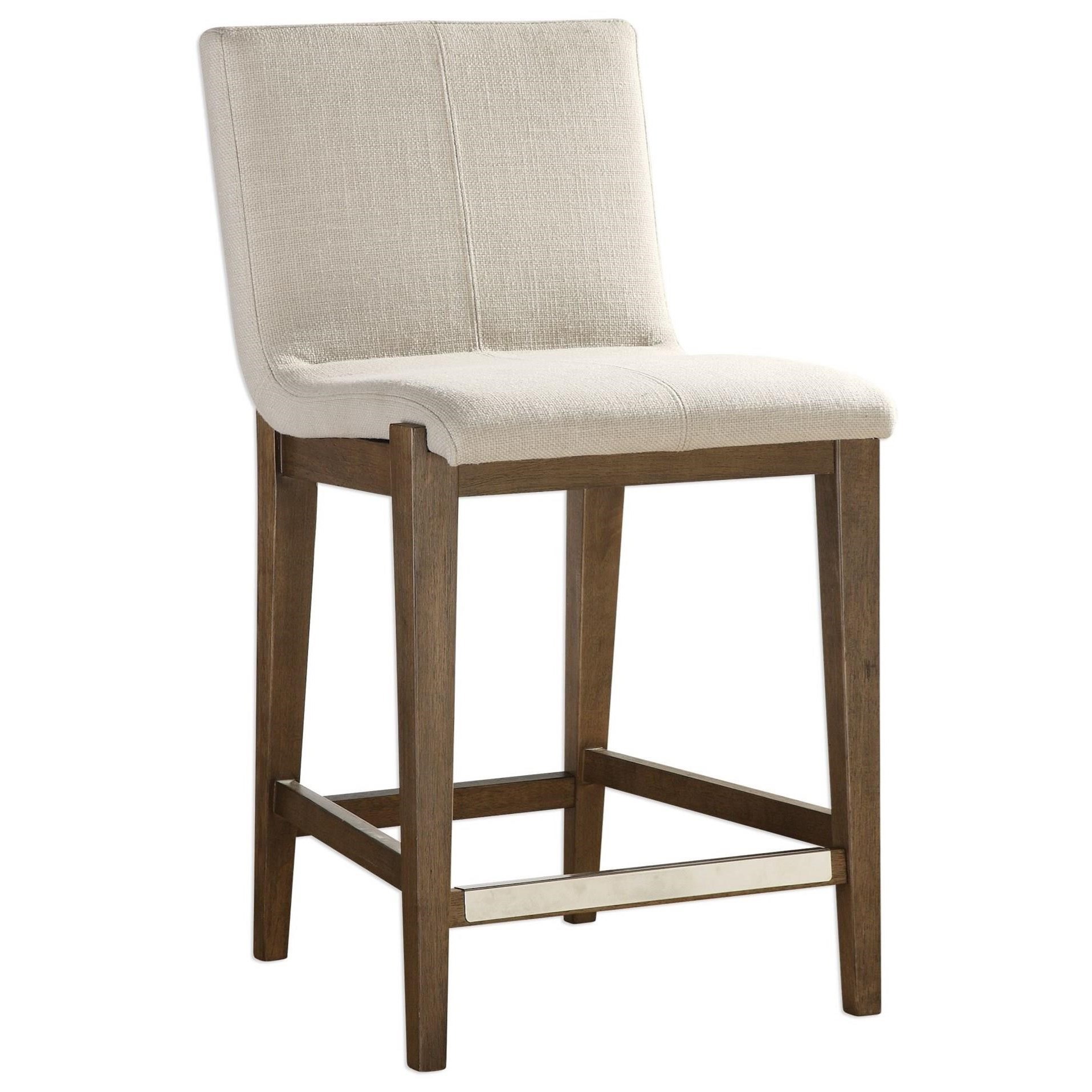 Uttermost Accent Furniture - Stools Klemens Linen Counter Stool ...